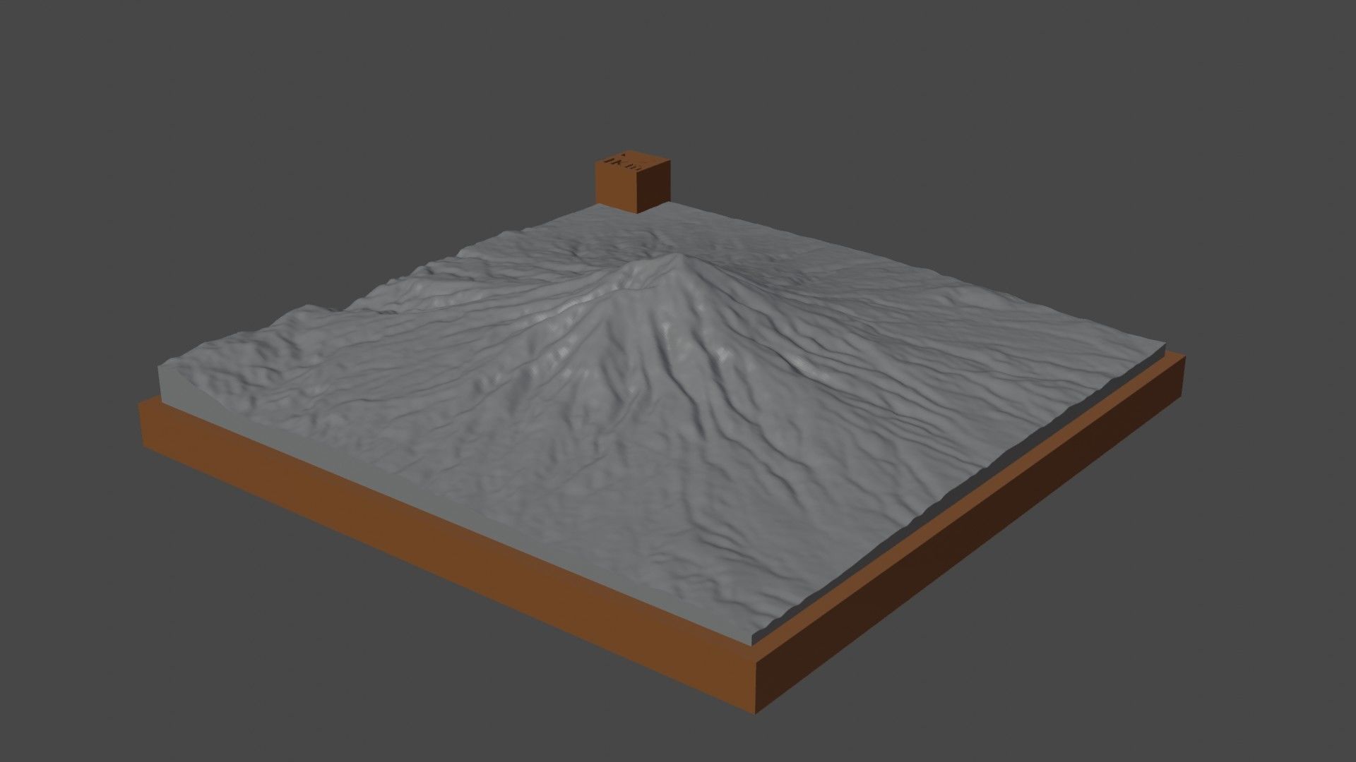 Gunung Cikuray 3D model 3D printable | CGTrader