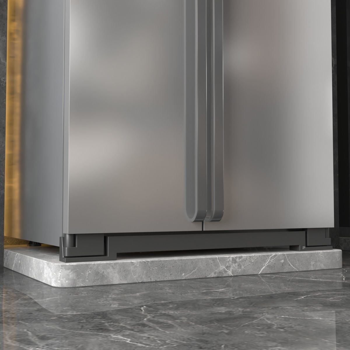 Double-door refrigerator 3D model | CGTrader