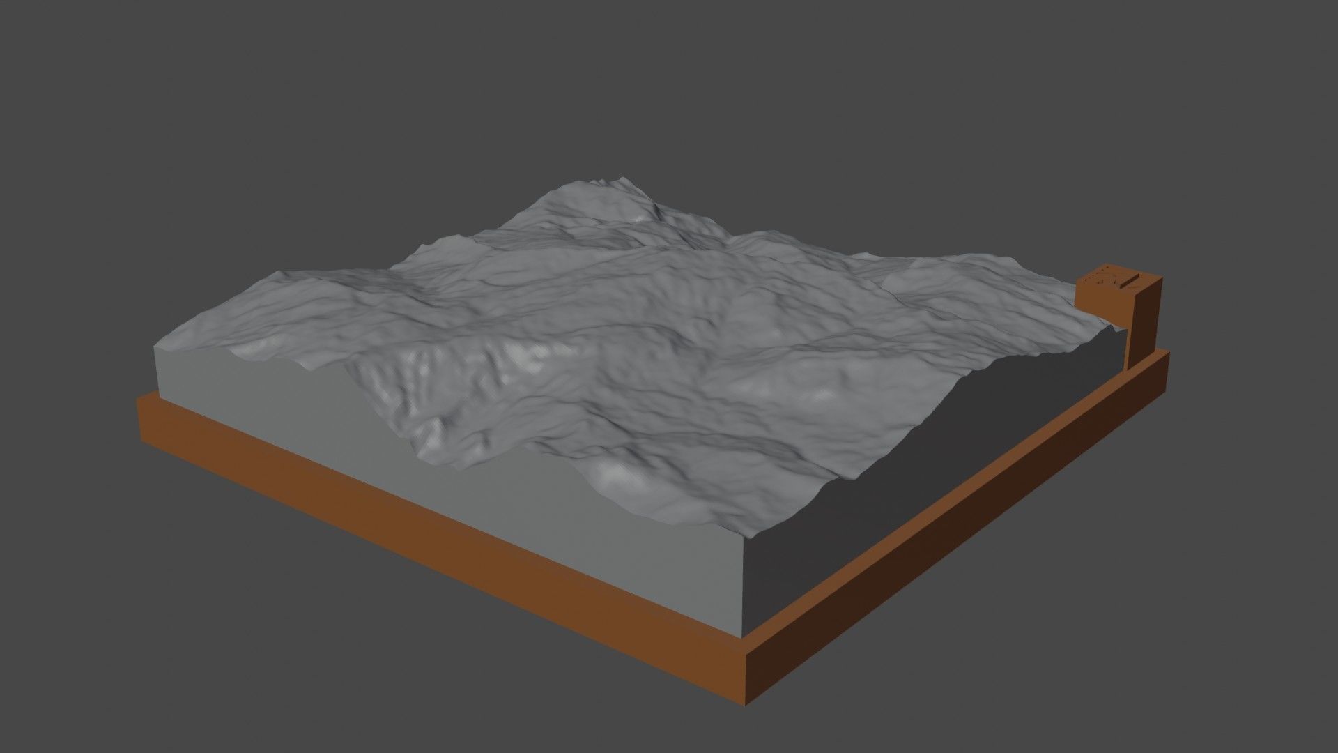 Gunung Kapalatmada 3D model 3D printable | CGTrader