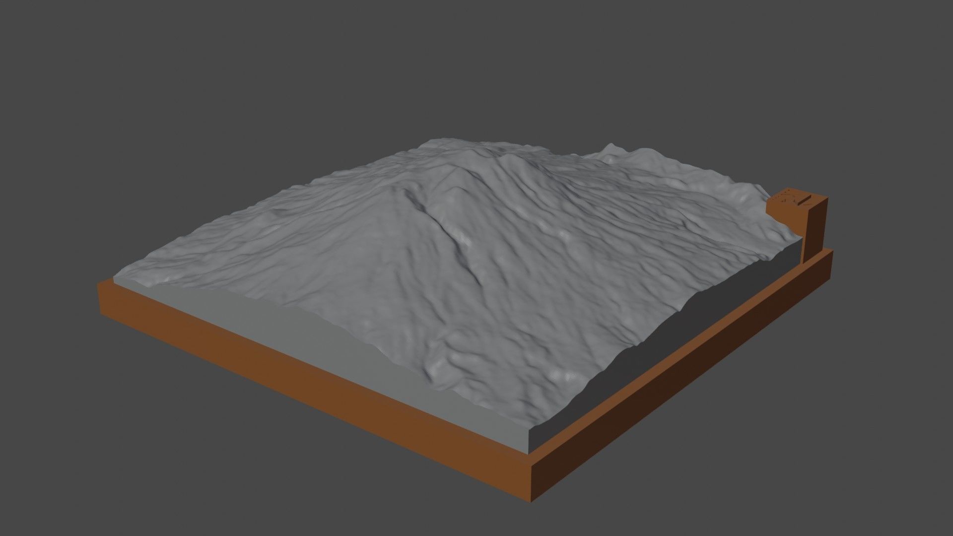 Gunung Lawu 3D model 3D printable | CGTrader