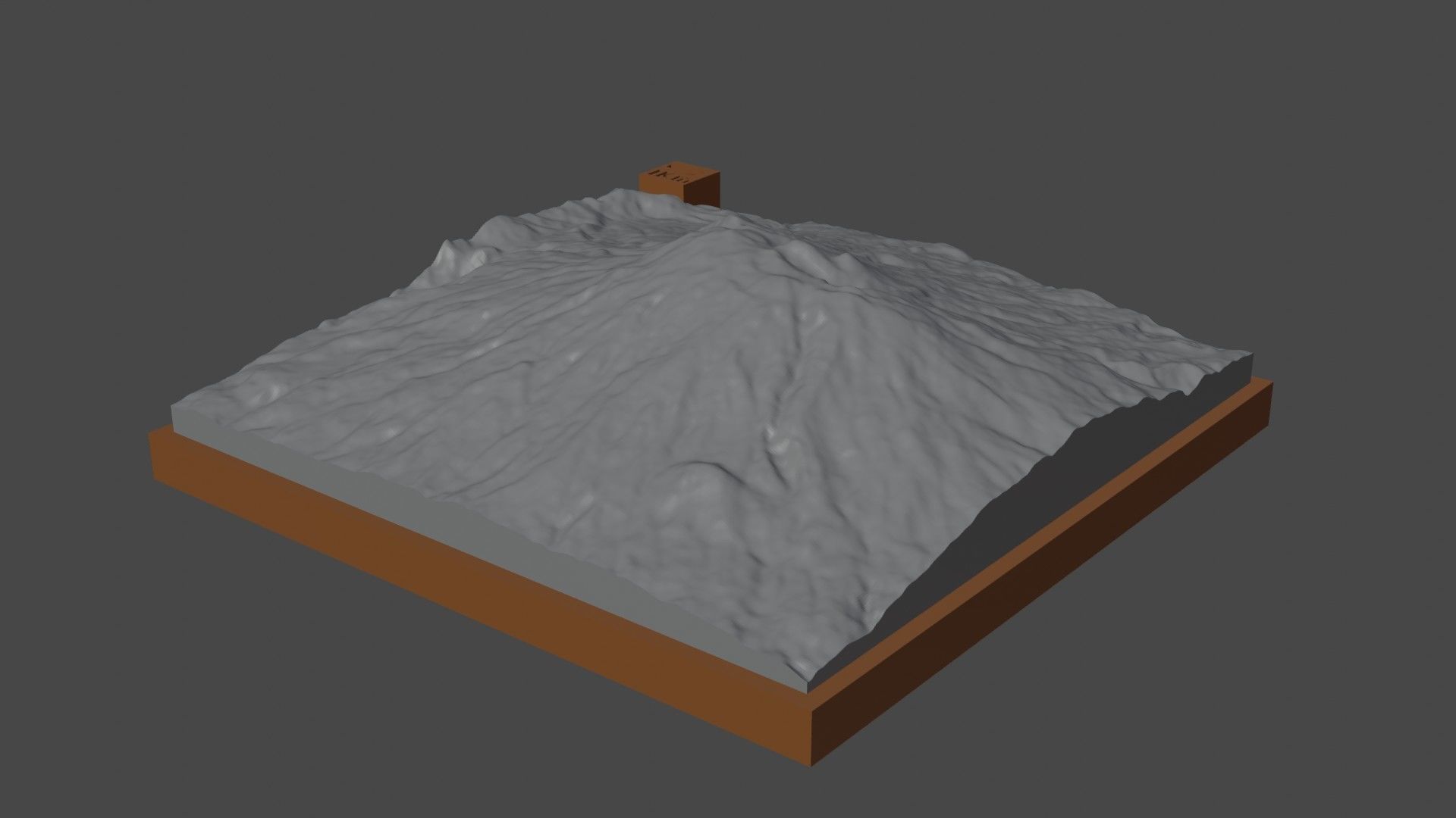 Gunung Lawu 3D model 3D printable | CGTrader