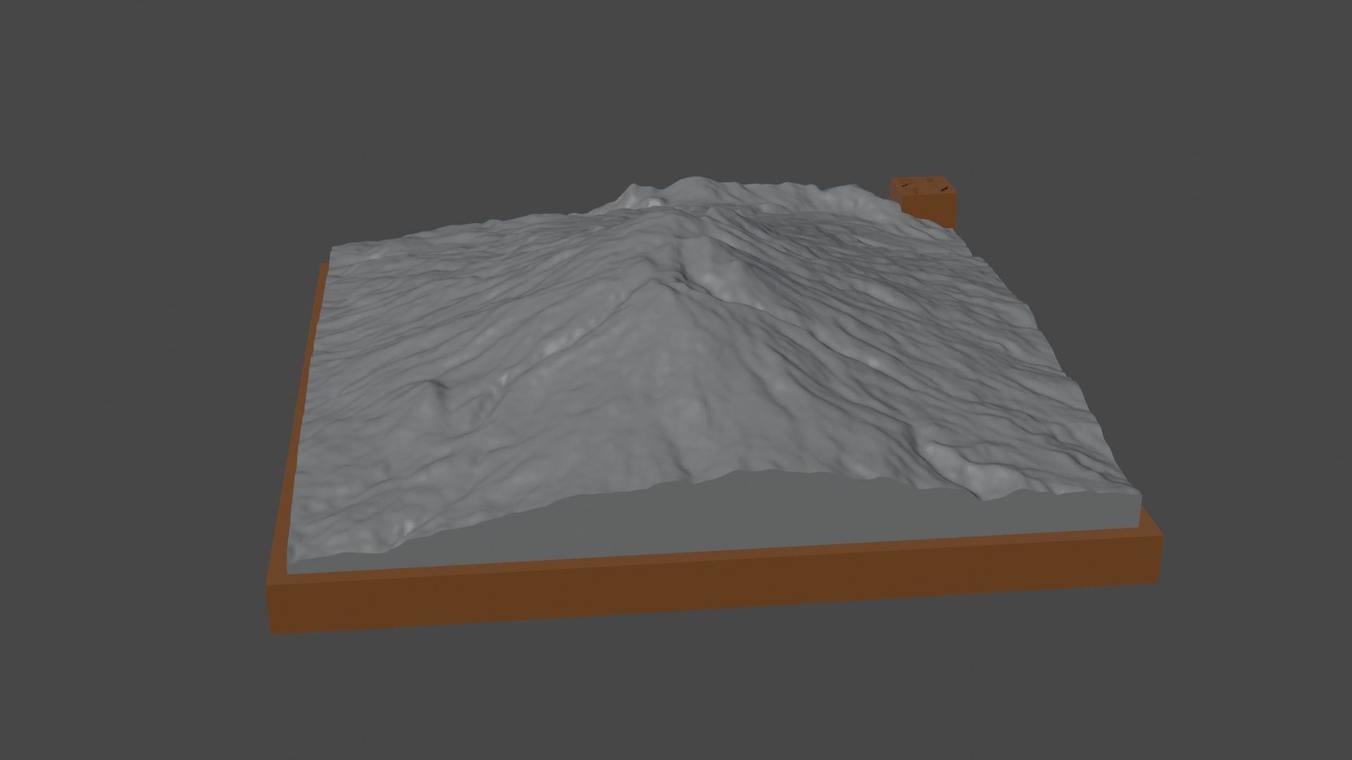 Gunung Lawu 3D model 3D printable | CGTrader