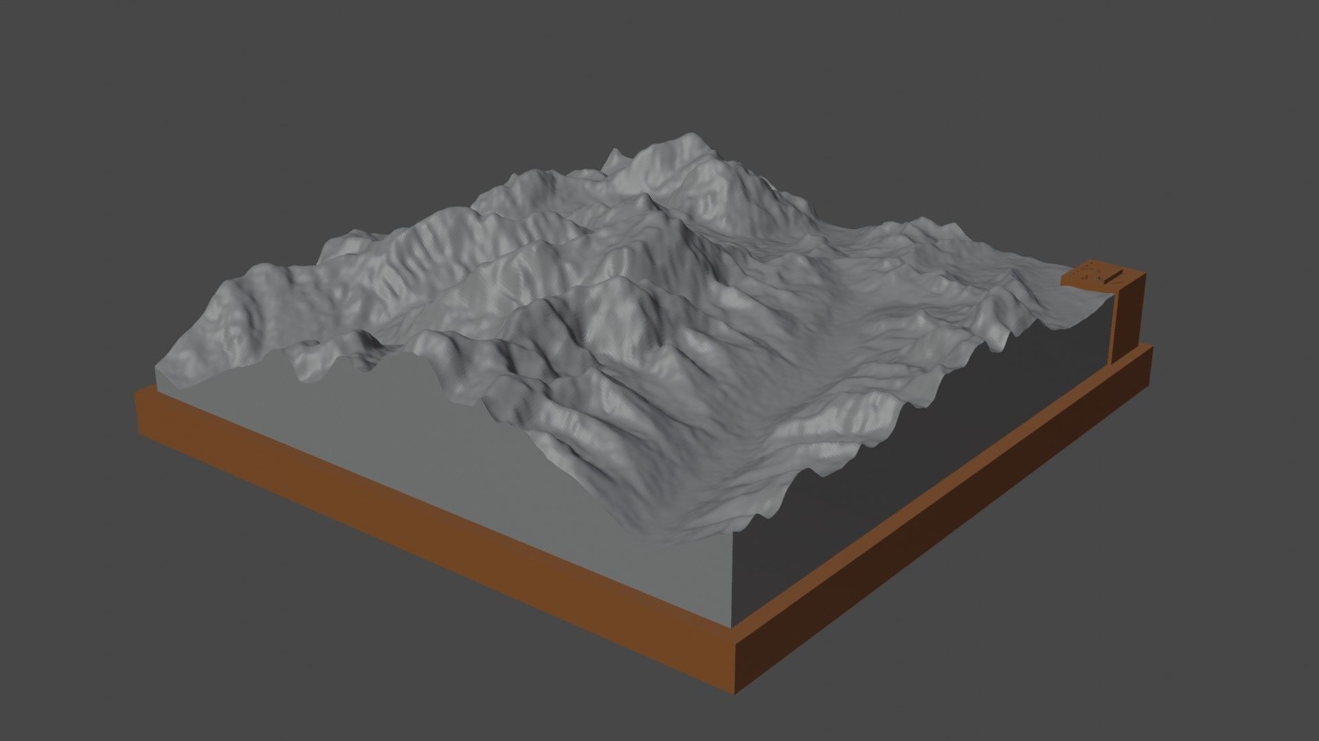 Damyon mountain range 3D model 3D printable | CGTrader