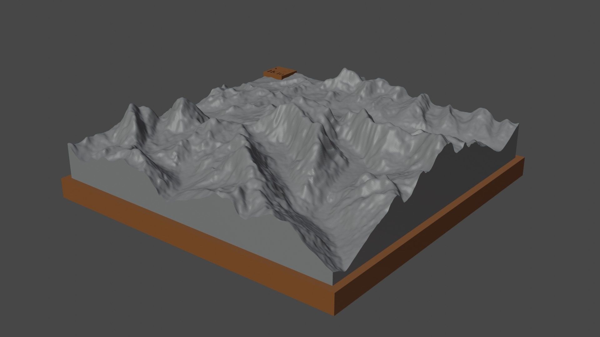 Damyon mountain range 3D model 3D printable | CGTrader