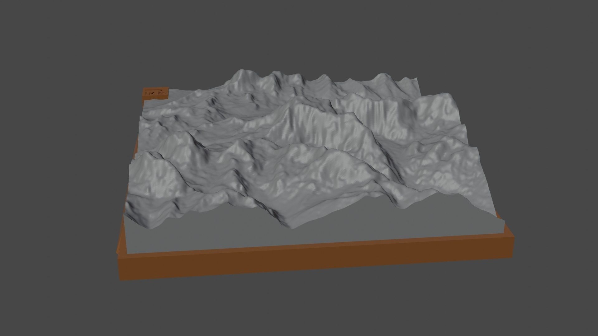 Damyon mountain range 3D model 3D printable | CGTrader