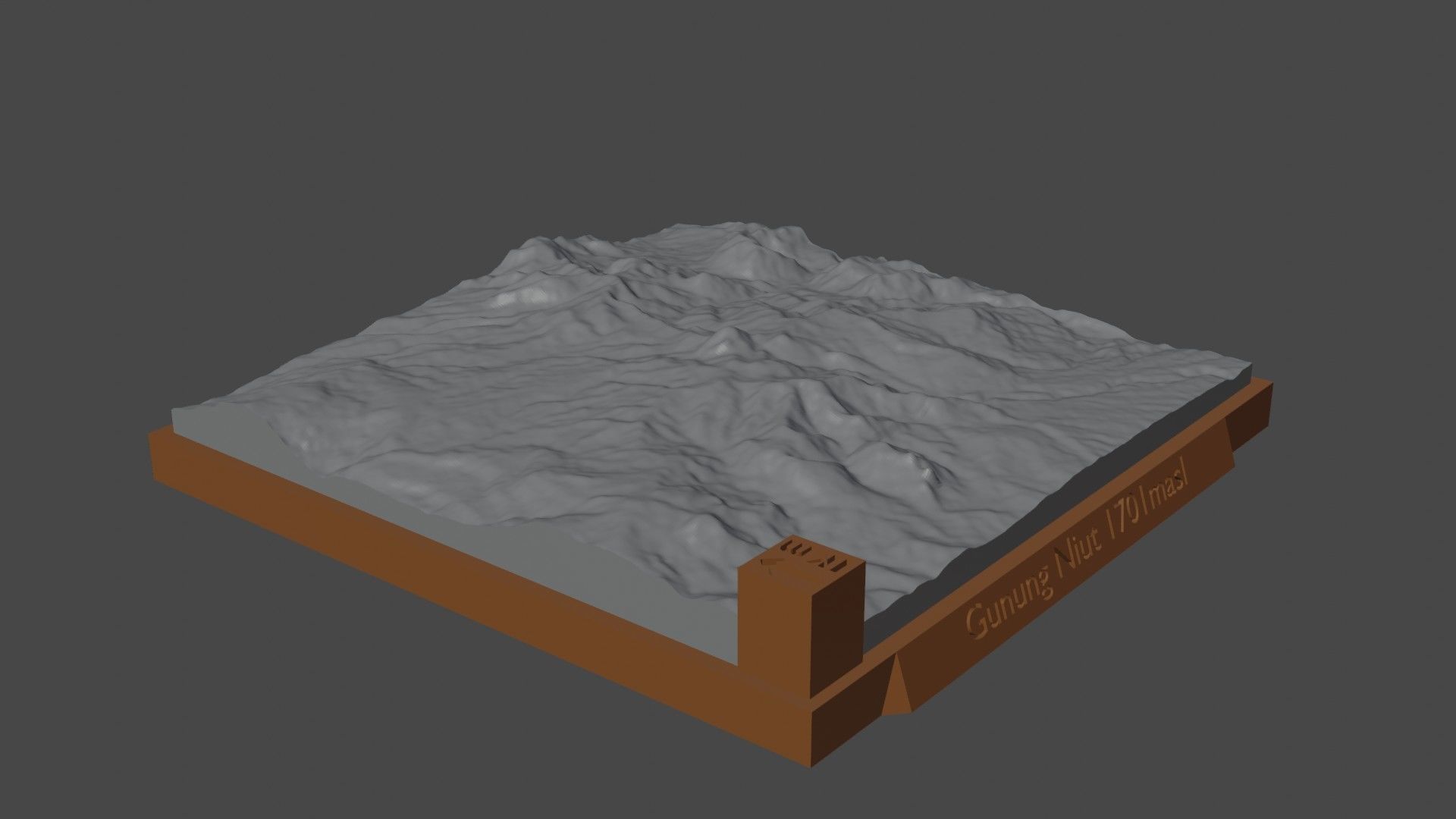Gunung Niut 3D model 3D printable | CGTrader