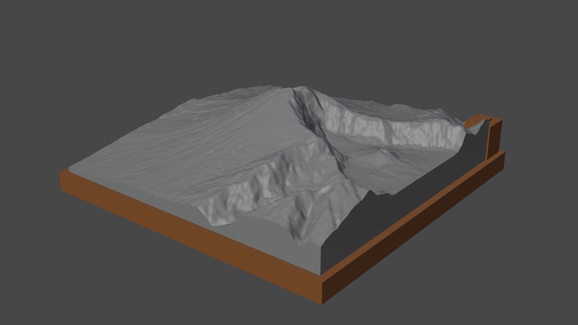 Gunung Rinjani 3D model 3D printable | CGTrader