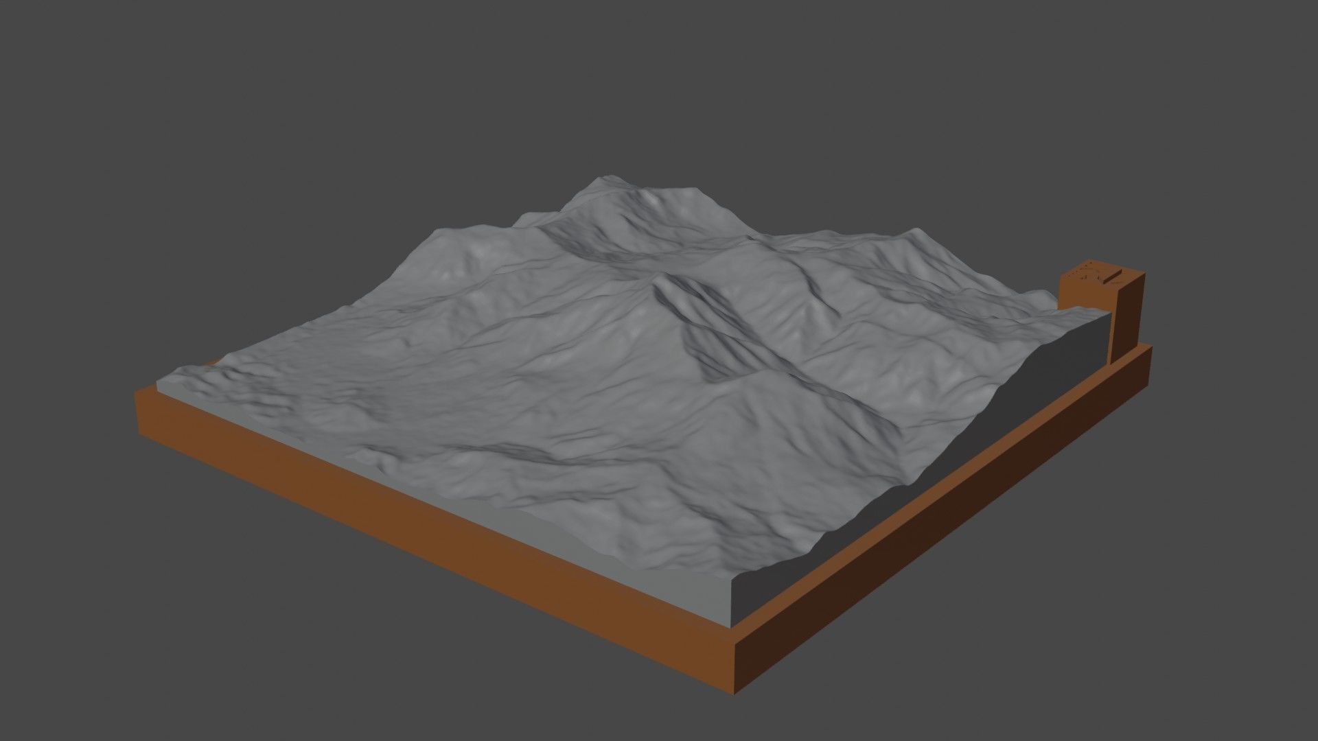 Gunung Sambapolulu 3D model 3D printable | CGTrader