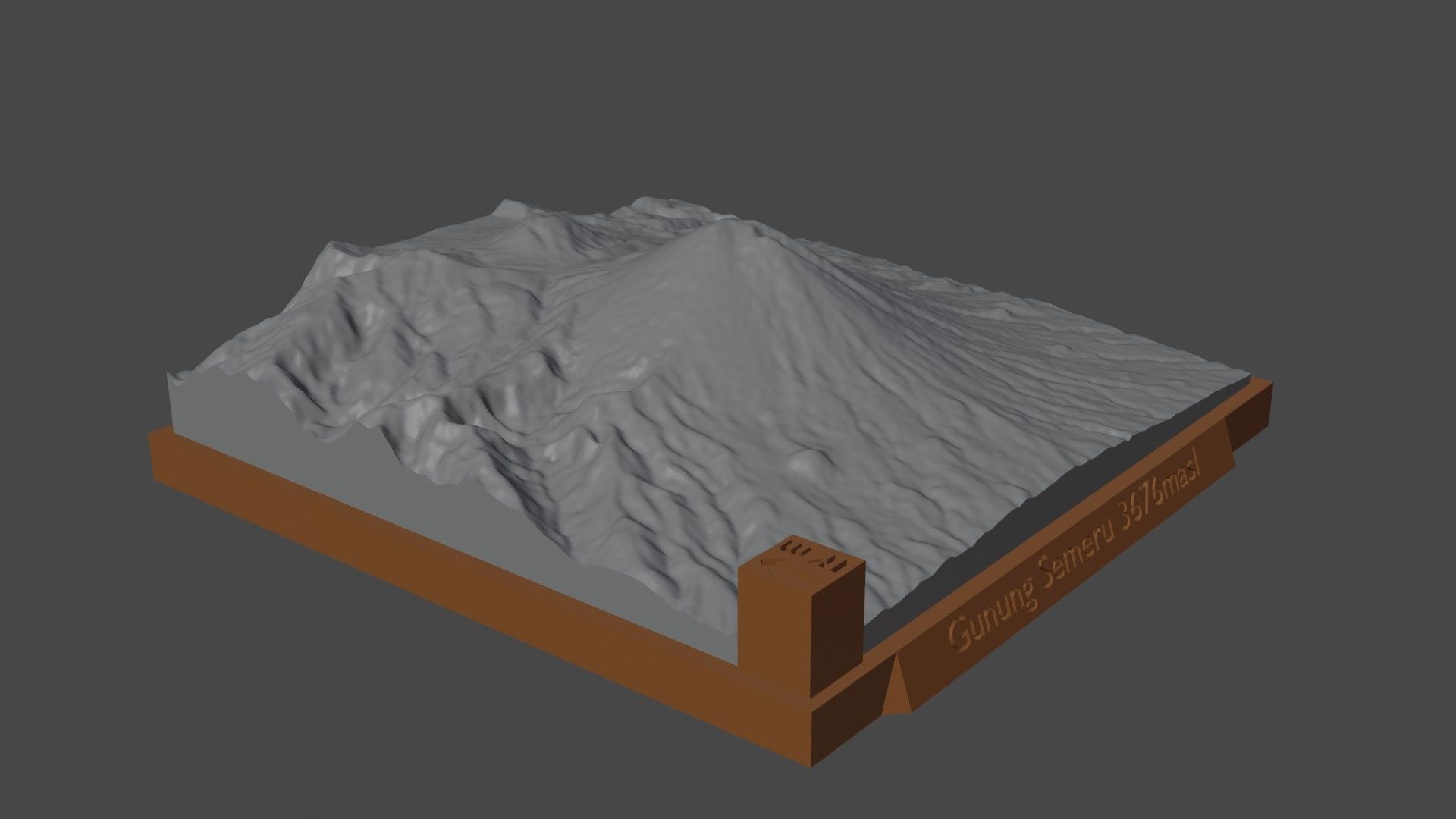 Gunung Semeru 3D model 3D printable | CGTrader