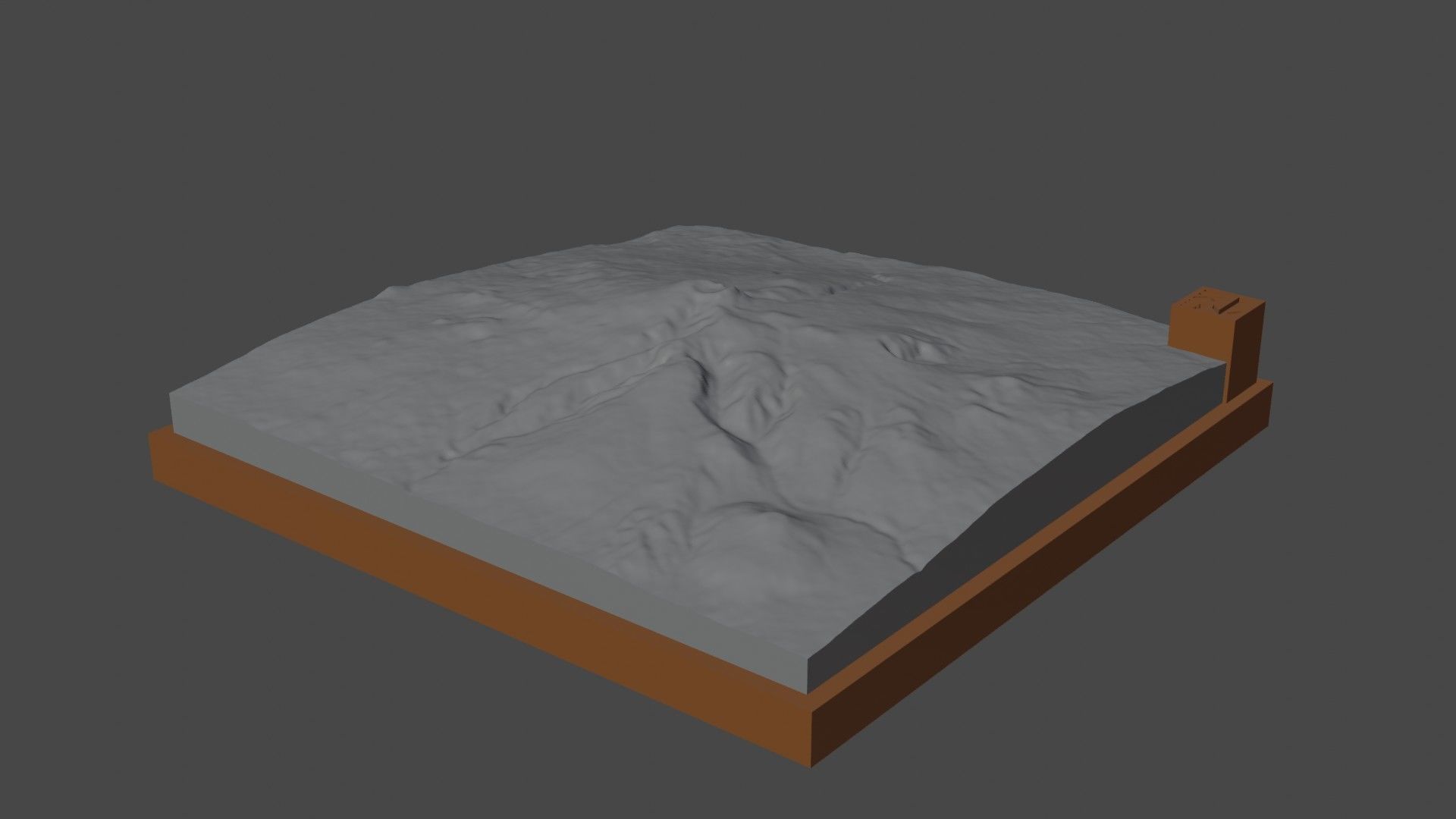 Halla-san mountain 3D model 3D printable | CGTrader