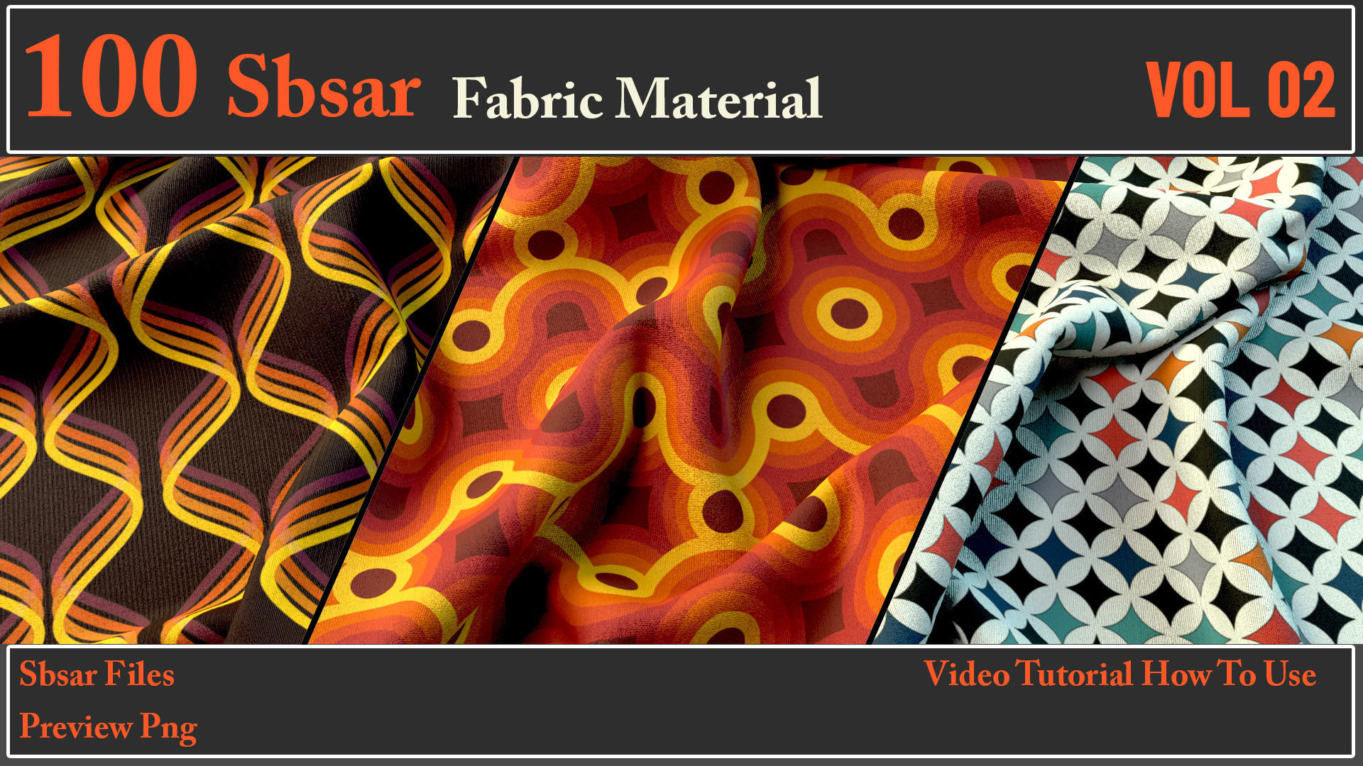 100 SBSAR Files Fabric Materials VOL 02 Texture | CGTrader