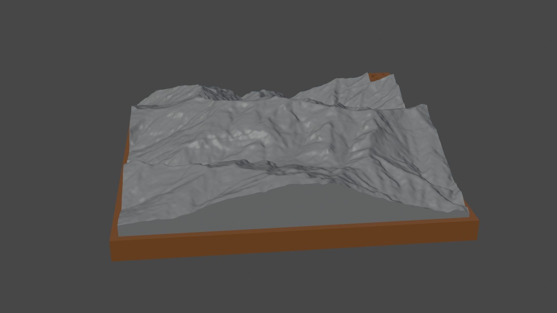 Mount Halcon 3D model 3D printable | CGTrader