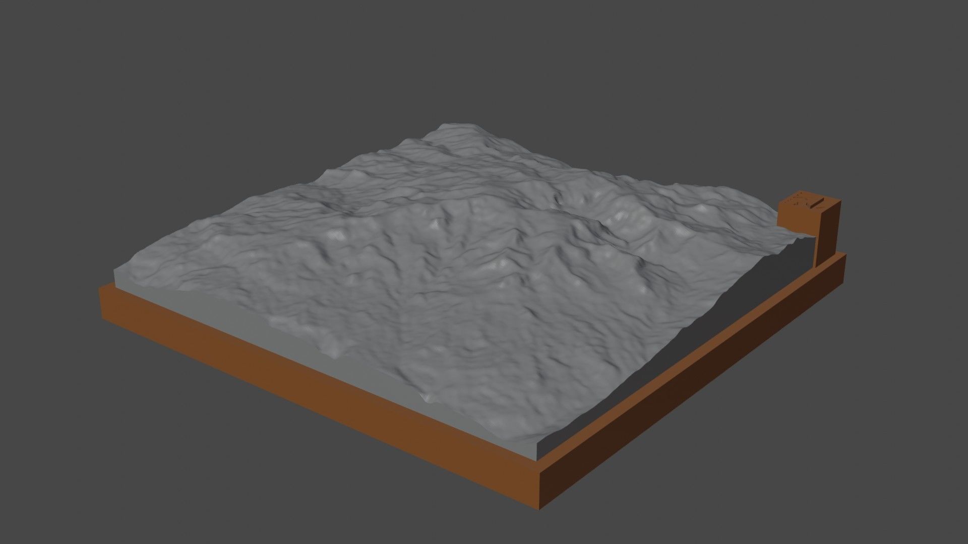 Mount Oku 3D model 3D printable | CGTrader