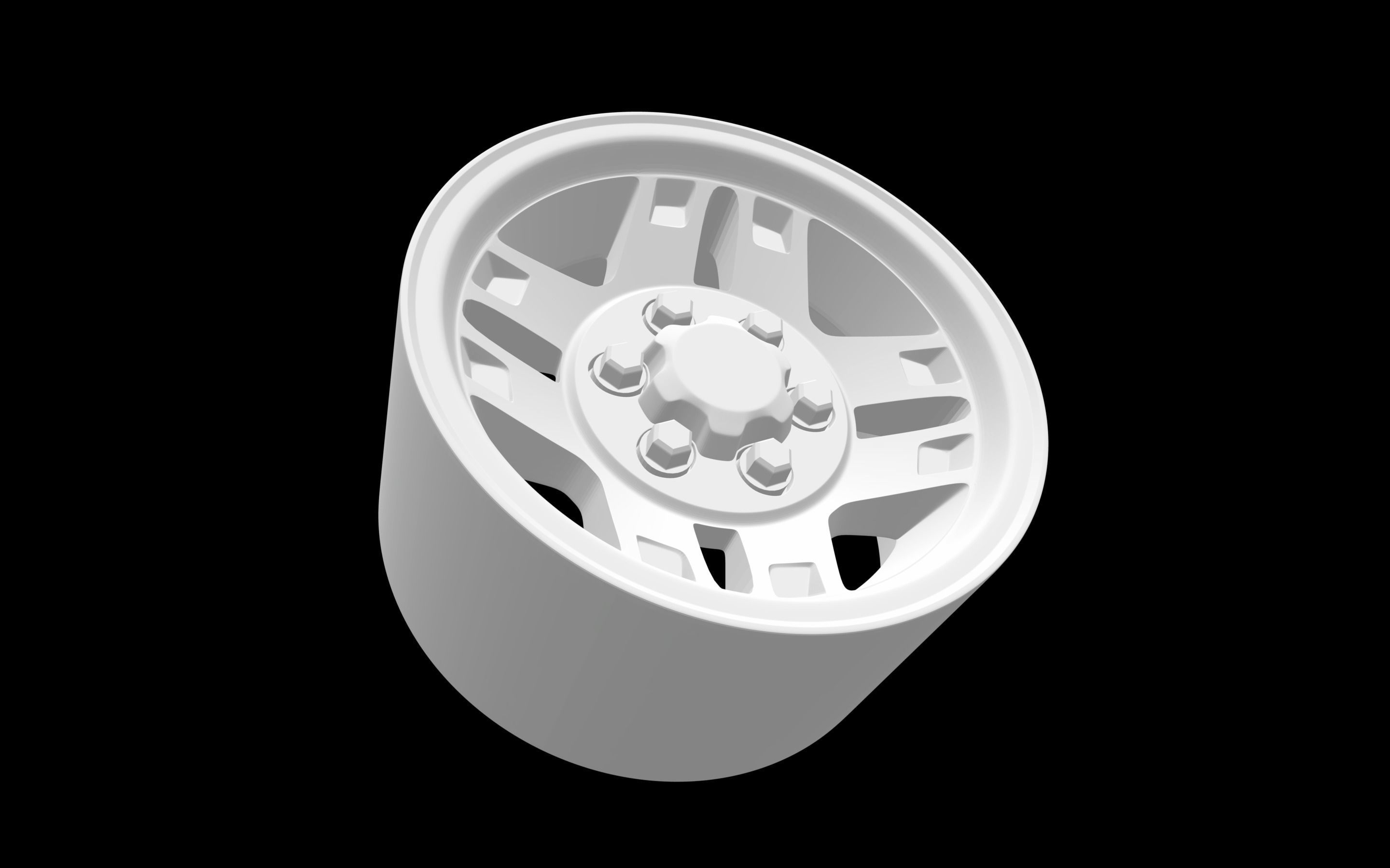 Toyota Land Cruiser OEM scalable and printable rims 3D model 3D ...