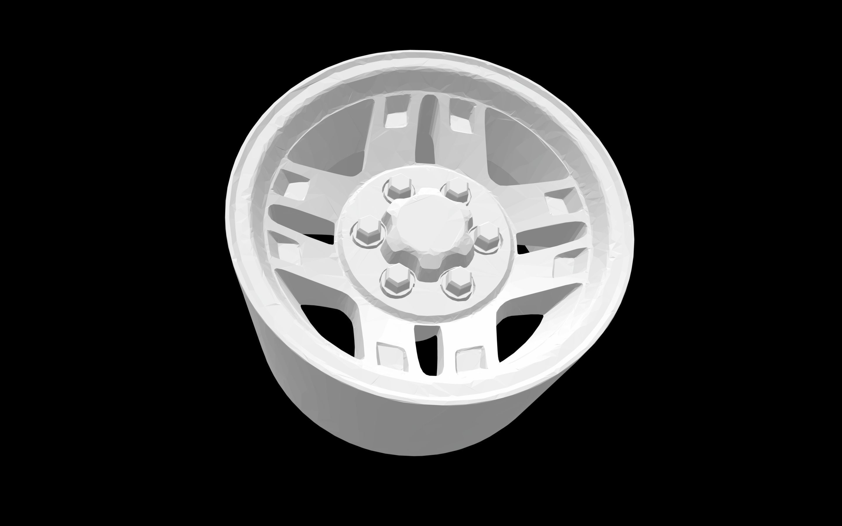 Toyota Land Cruiser OEM scalable and printable rims 3D model 3D ...