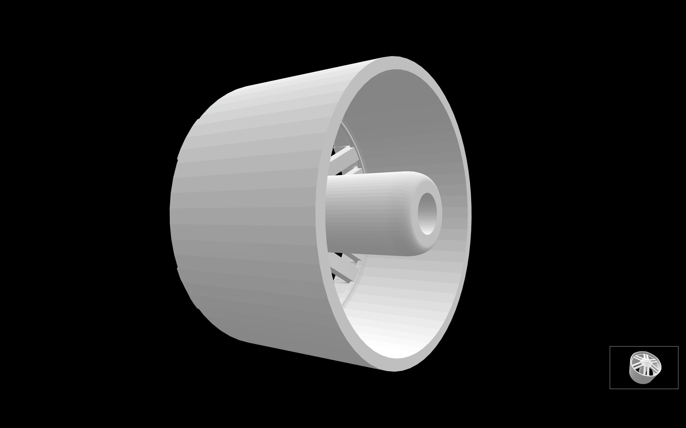 TIS 04 scalable and printable rim 3D model 3D printable | CGTrader