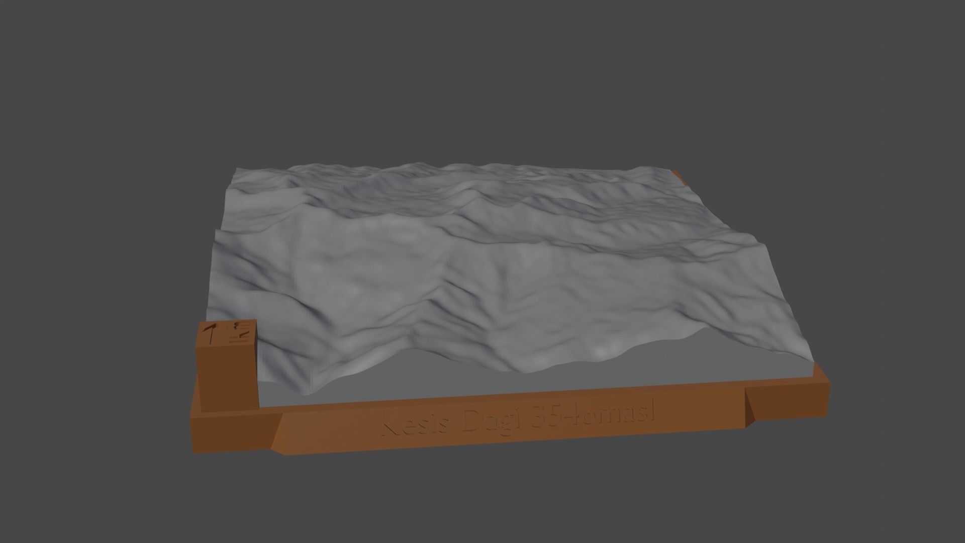 Kesis Dagi 3D model 3D printable | CGTrader