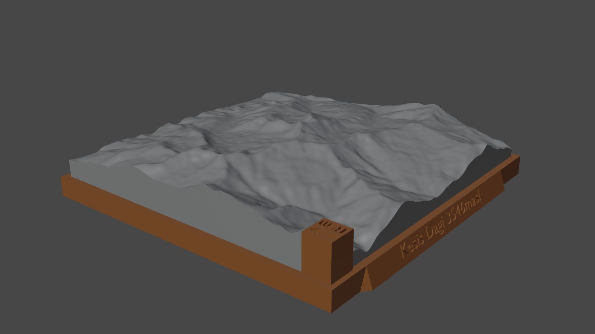 Kesis Dagi 3D model 3D printable | CGTrader