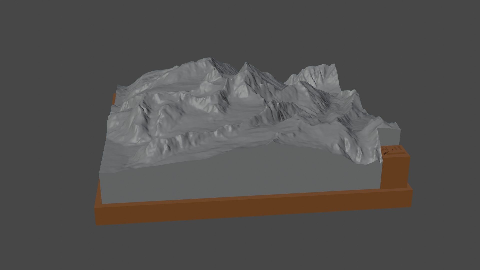 Monarch Mtn 3D model 3D printable | CGTrader