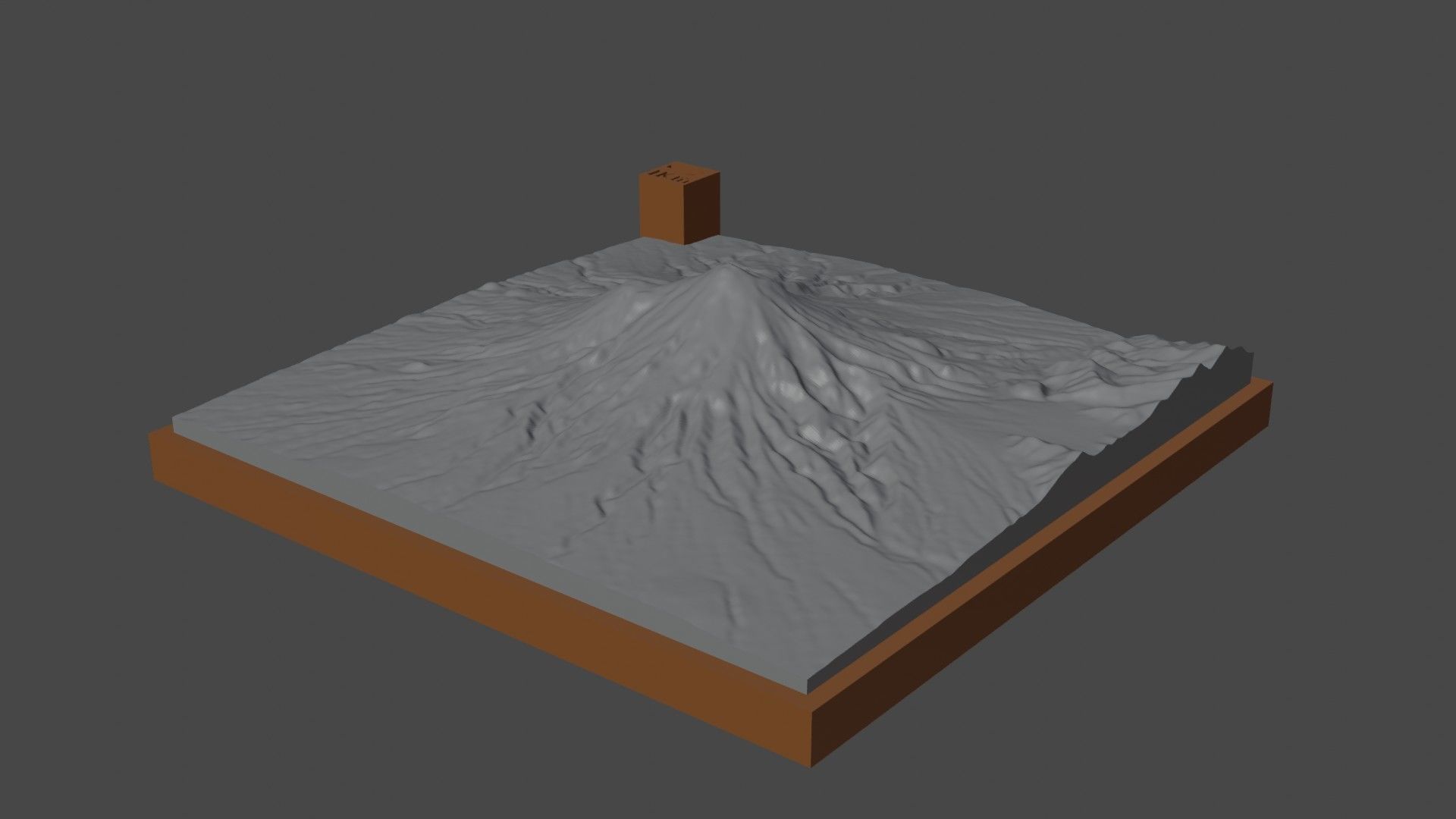 Mount Taranaki 3D model 3D printable | CGTrader