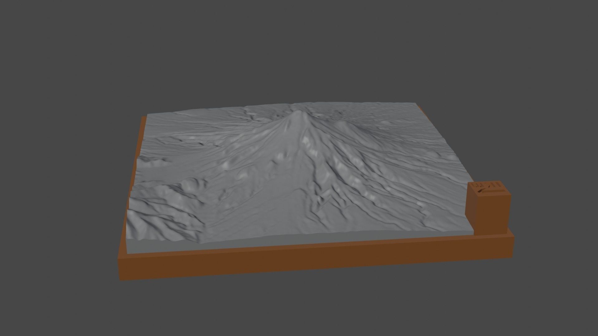 Mount Taranaki 3D model 3D printable | CGTrader