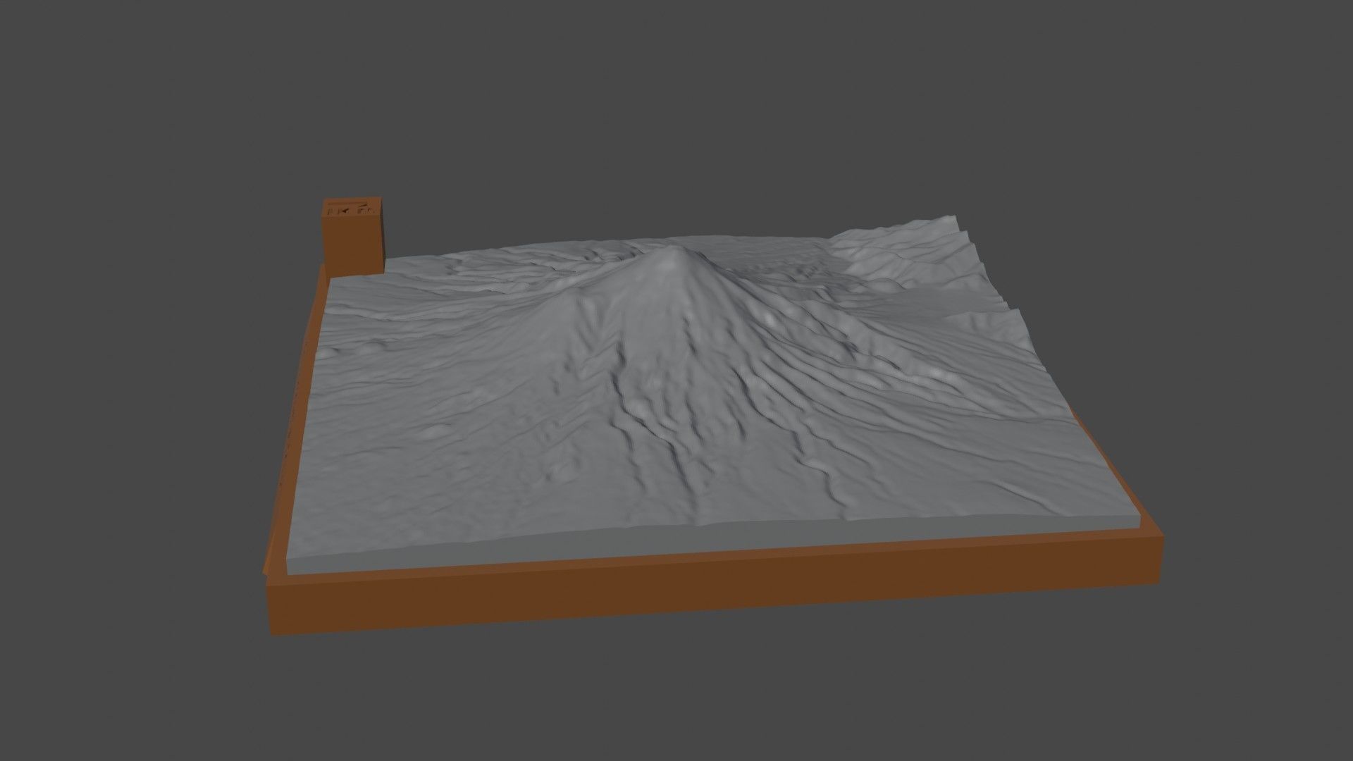 Mount Taranaki 3D model 3D printable | CGTrader