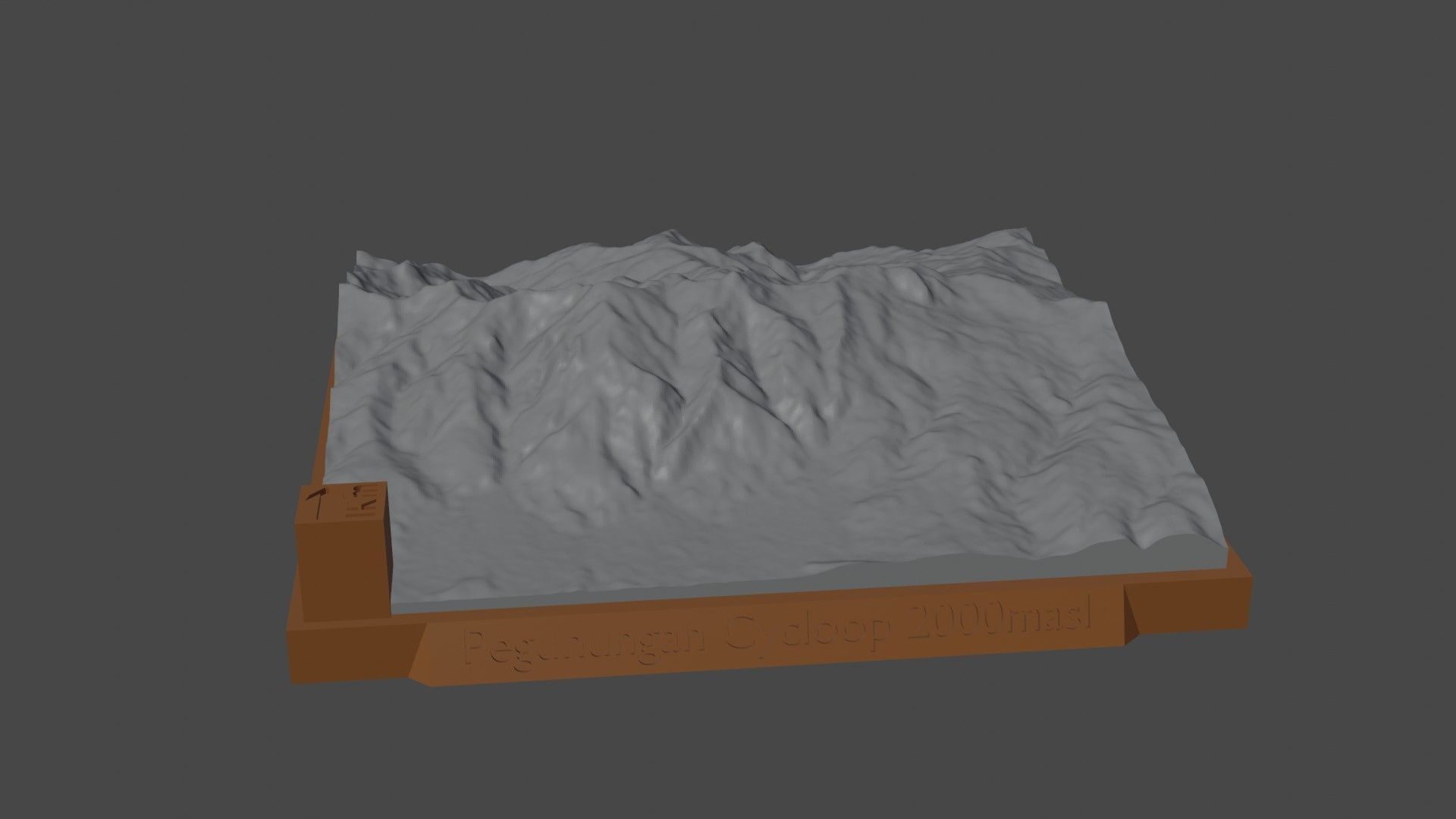 Pegunungan Cycloop 3D model 3D printable | CGTrader