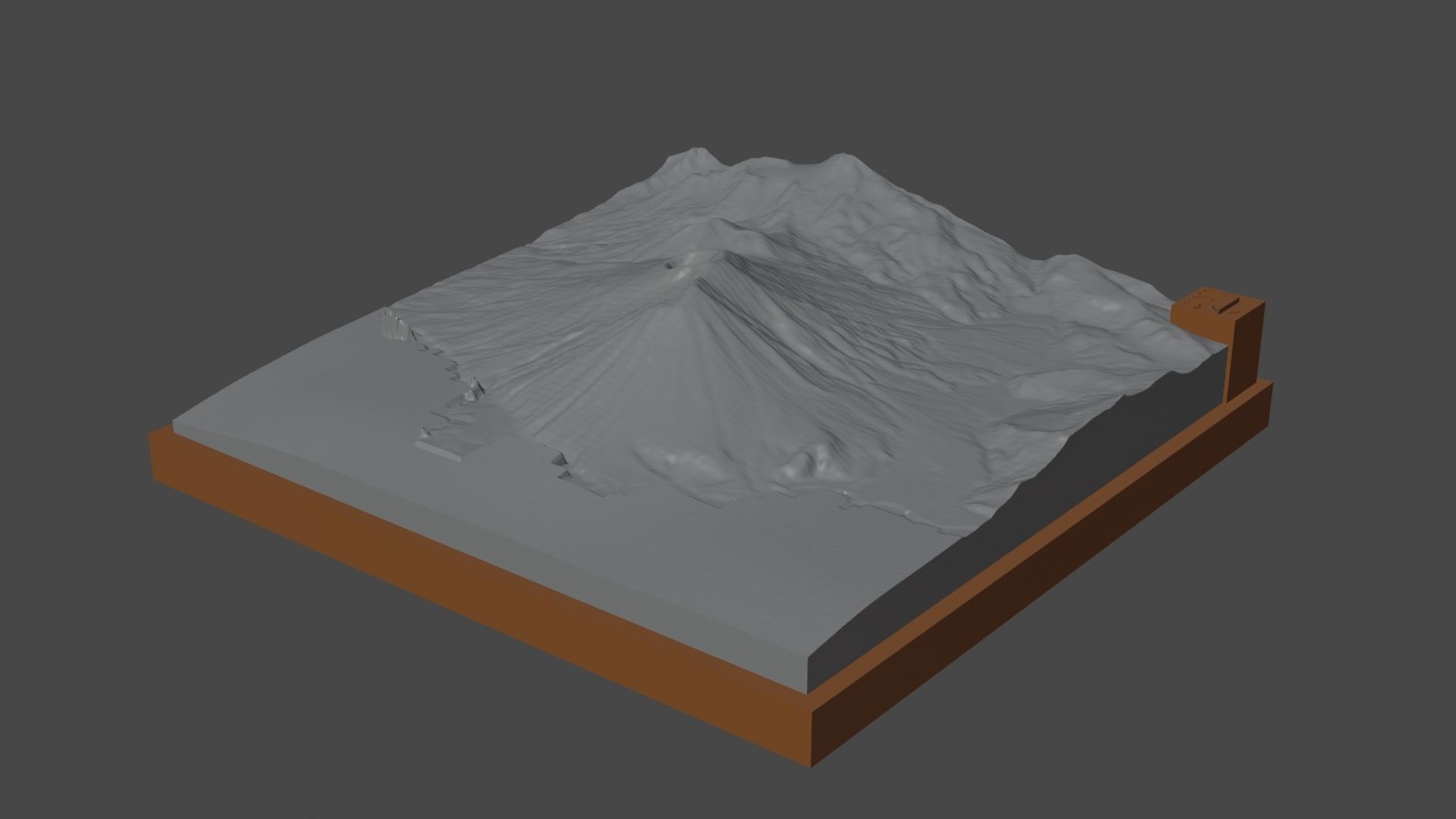 Korovin Volcano 3D model 3D printable | CGTrader