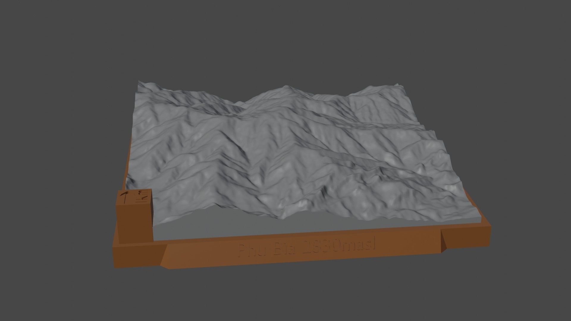 Phu Bia 3D model 3D printable | CGTrader