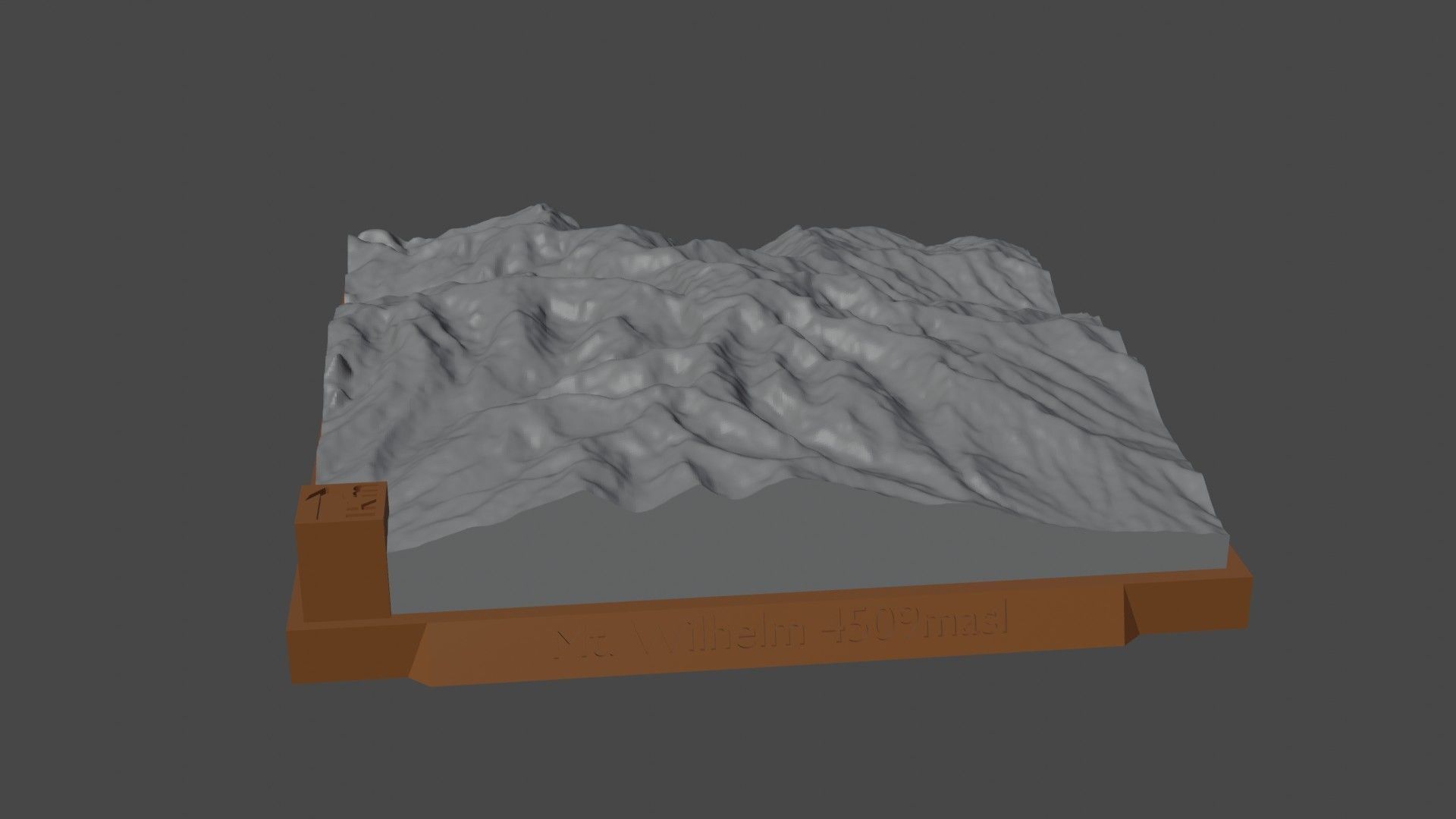 Mount Wilhelm 3D model 3D printable | CGTrader