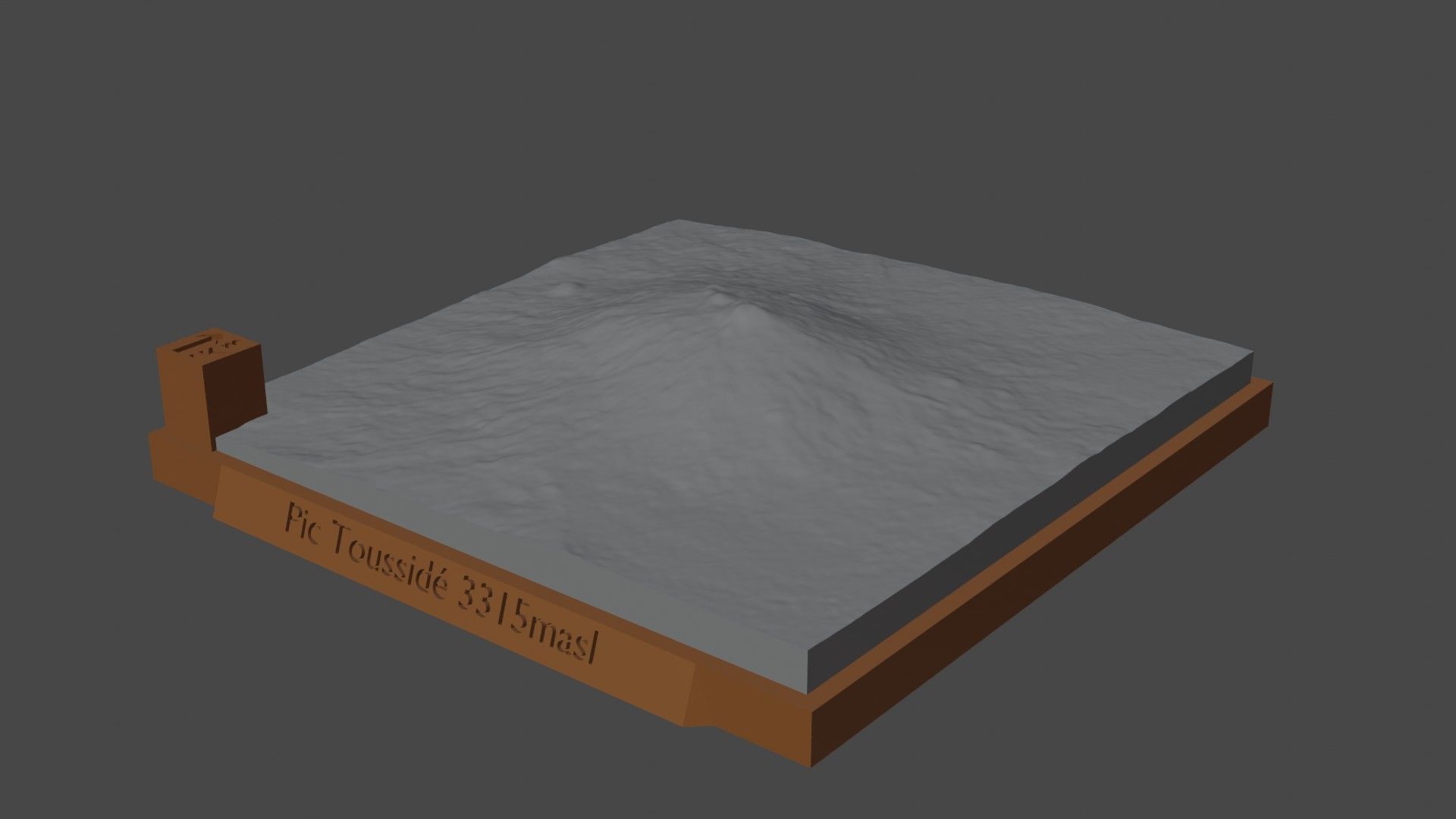 Pic Tousside 3D model 3D printable | CGTrader