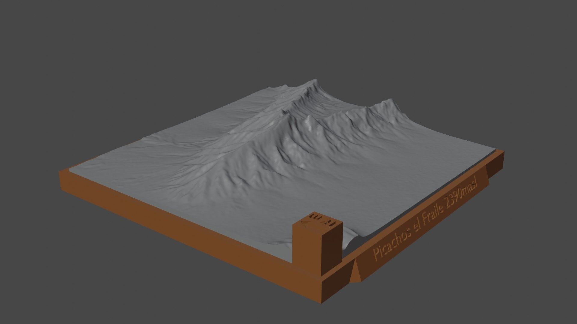 Picachos el Fraile 3D model 3D printable | CGTrader