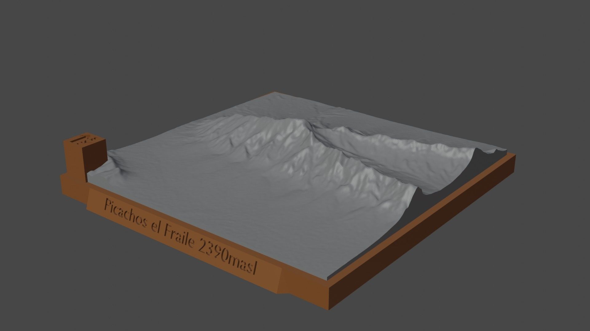 Picachos el Fraile 3D model 3D printable | CGTrader