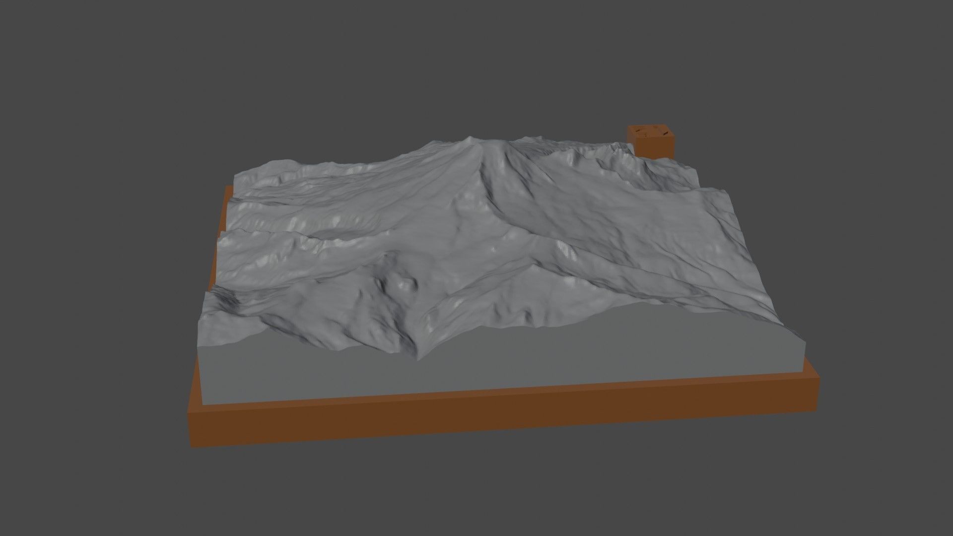 Mount Baker 3D model 3D printable | CGTrader