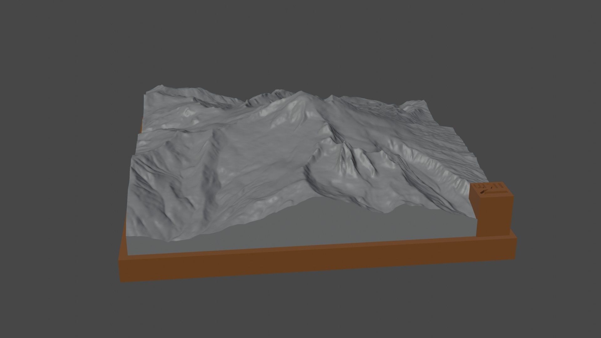 Mount Baker 3D model 3D printable | CGTrader