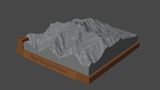 Mush Muztagh 3D model 3D printable | CGTrader