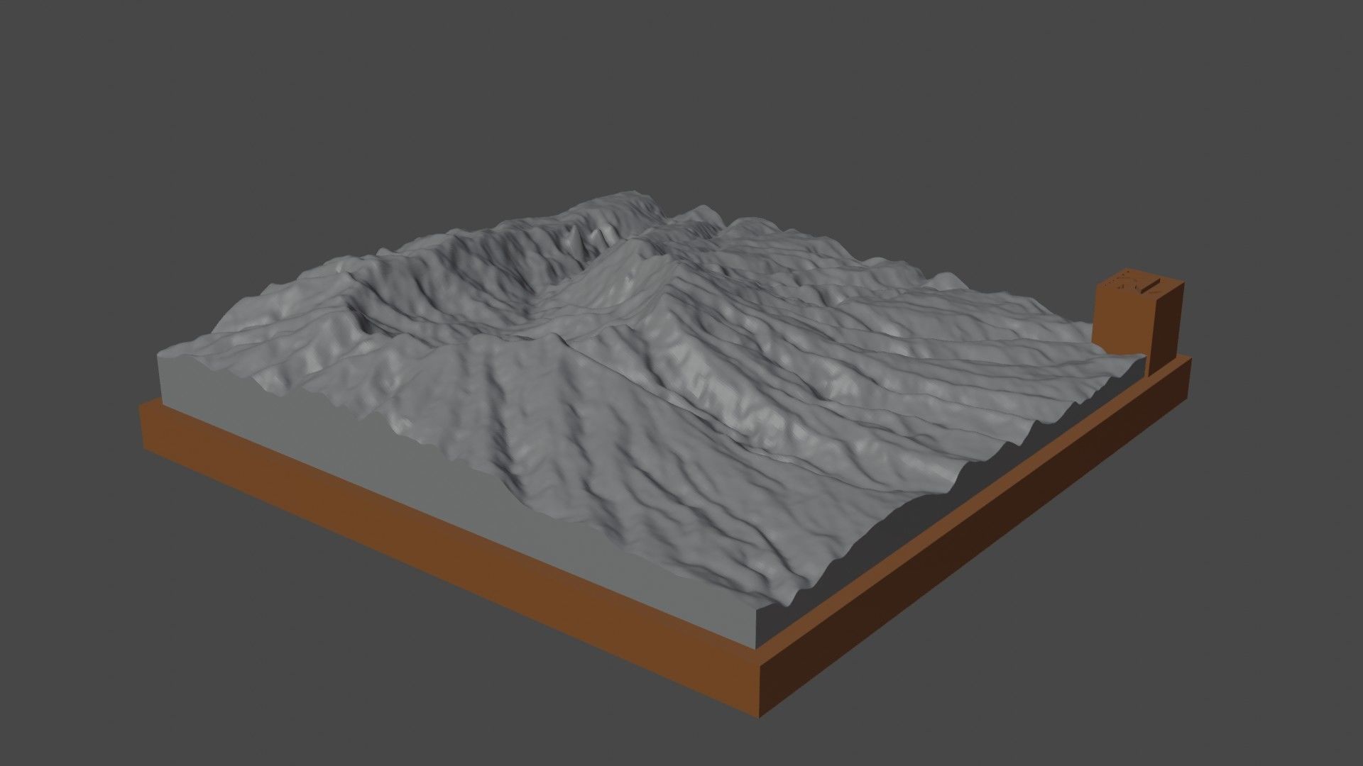 Mount Bosavi 3D model 3D printable | CGTrader