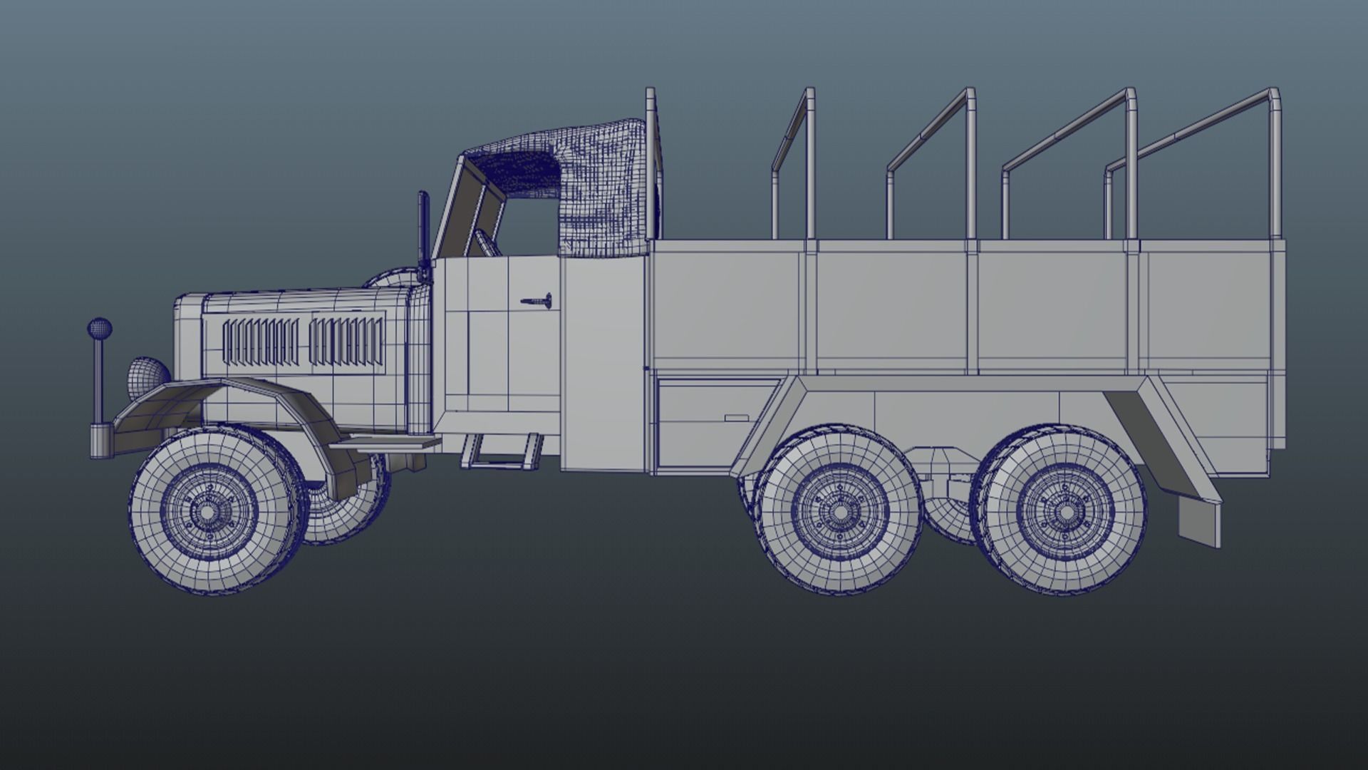 German ww2 truck - Einheitsdiesel 3D model | CGTrader