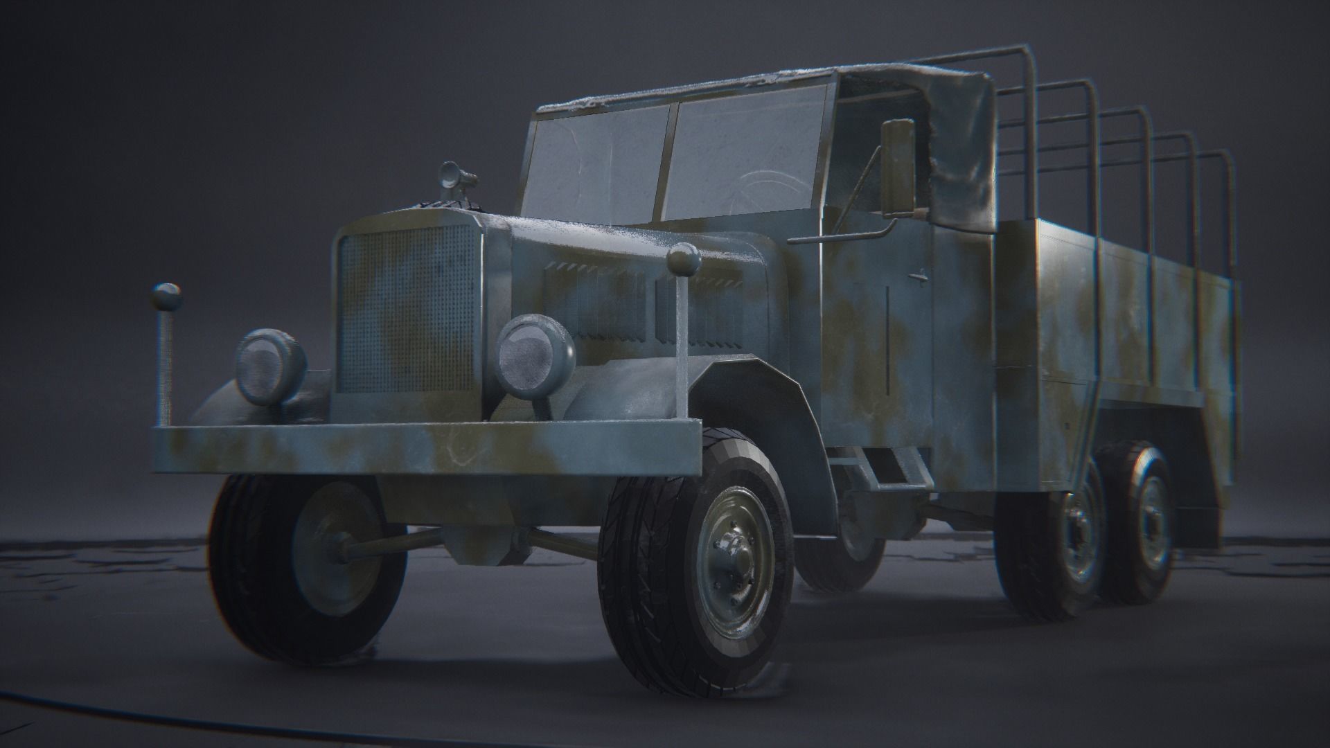 German ww2 truck - Einheitsdiesel 3D model | CGTrader