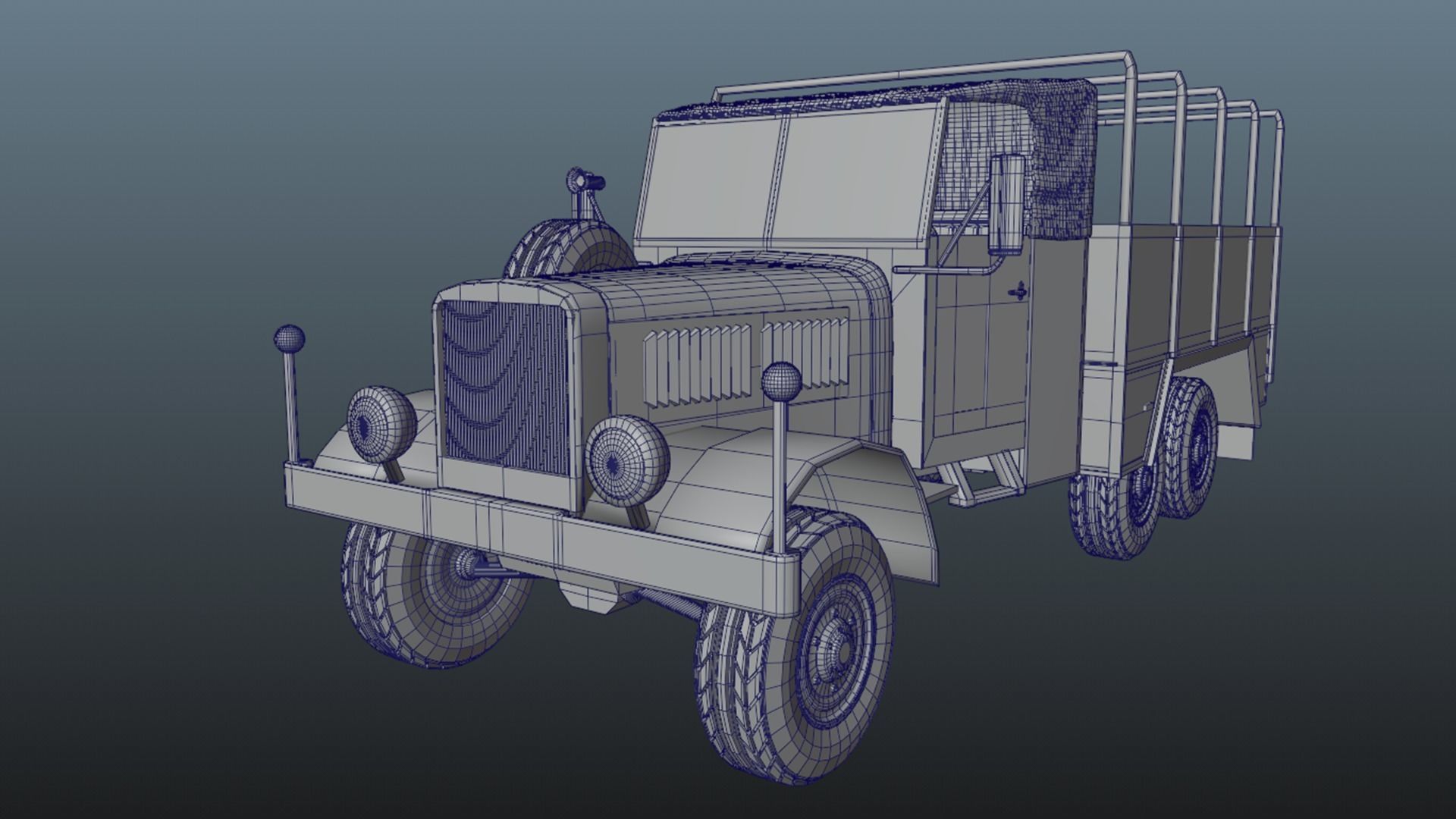 German ww2 truck - Einheitsdiesel 3D model | CGTrader