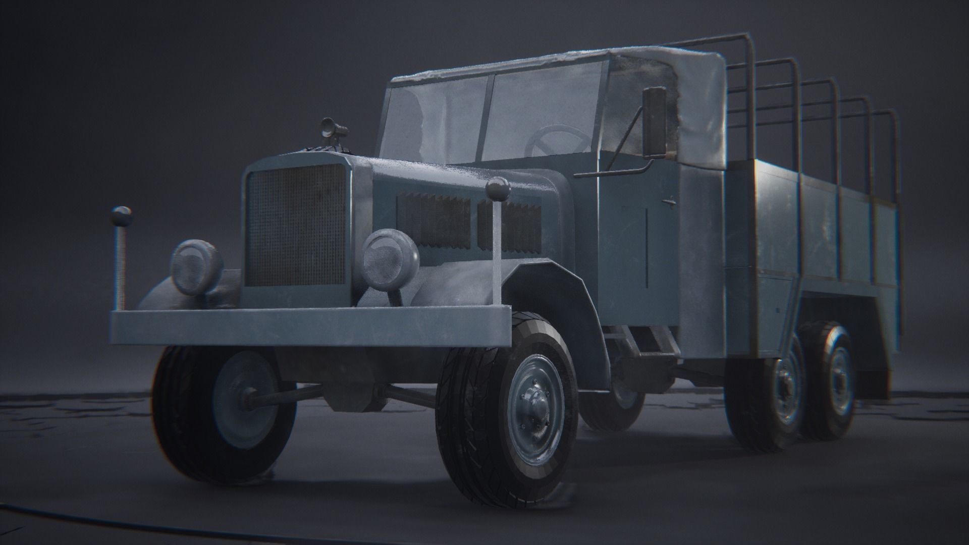 German ww2 truck - Einheitsdiesel 3D model | CGTrader