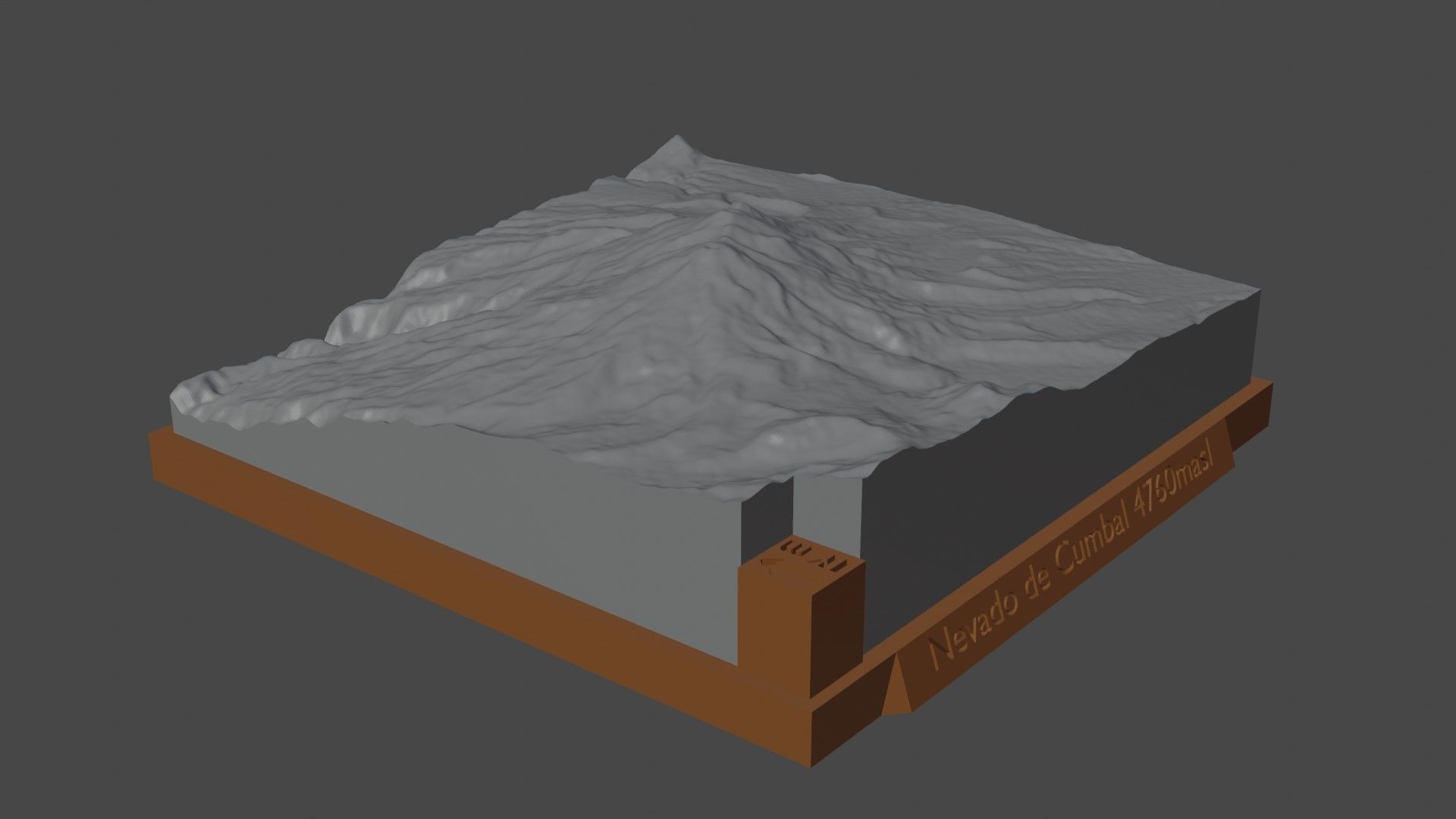 Nevado de Cumbal 3D model 3D printable | CGTrader