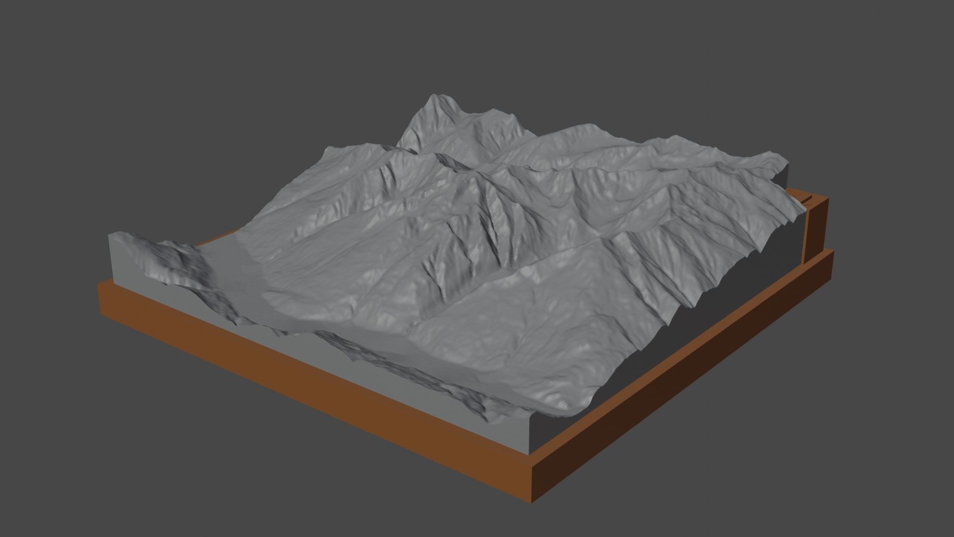 Polinik mountain range 3D model 3D printable | CGTrader