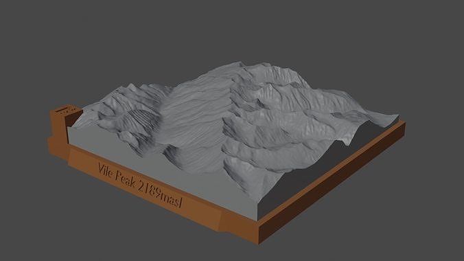 Vile Peak 3D model 3D printable | CGTrader