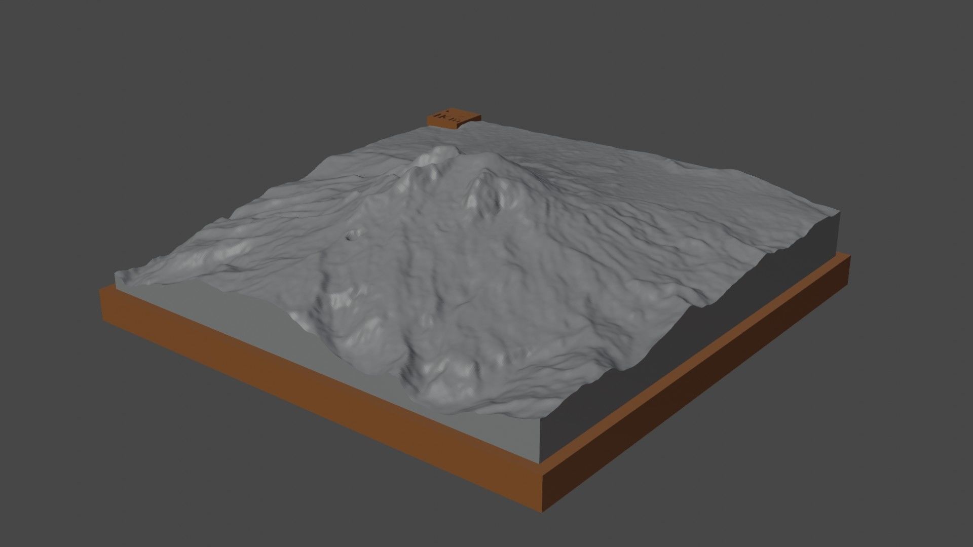 Volcan Antisana 3D model 3D printable | CGTrader