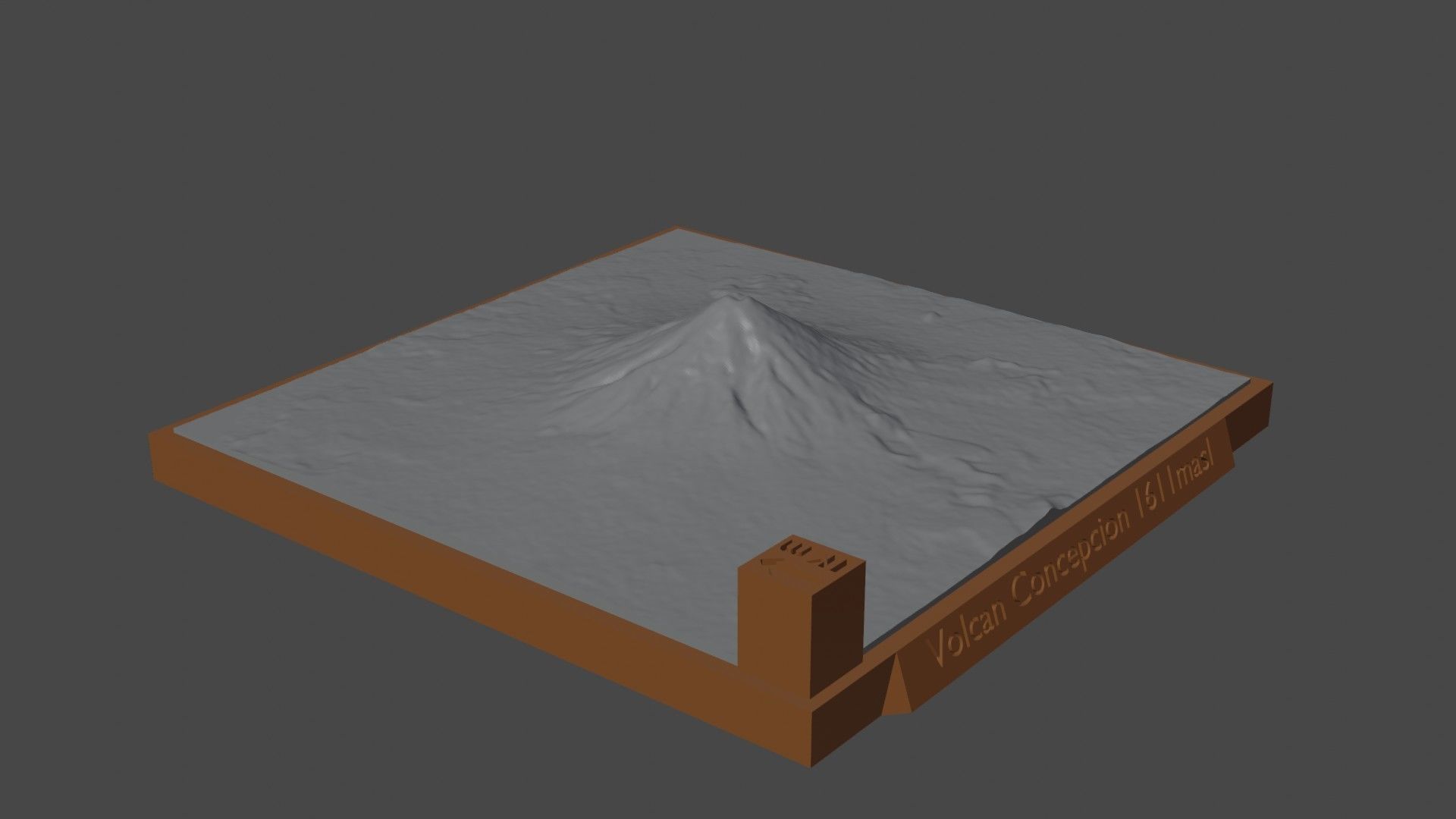Volcan Concepcion 3D model 3D printable | CGTrader