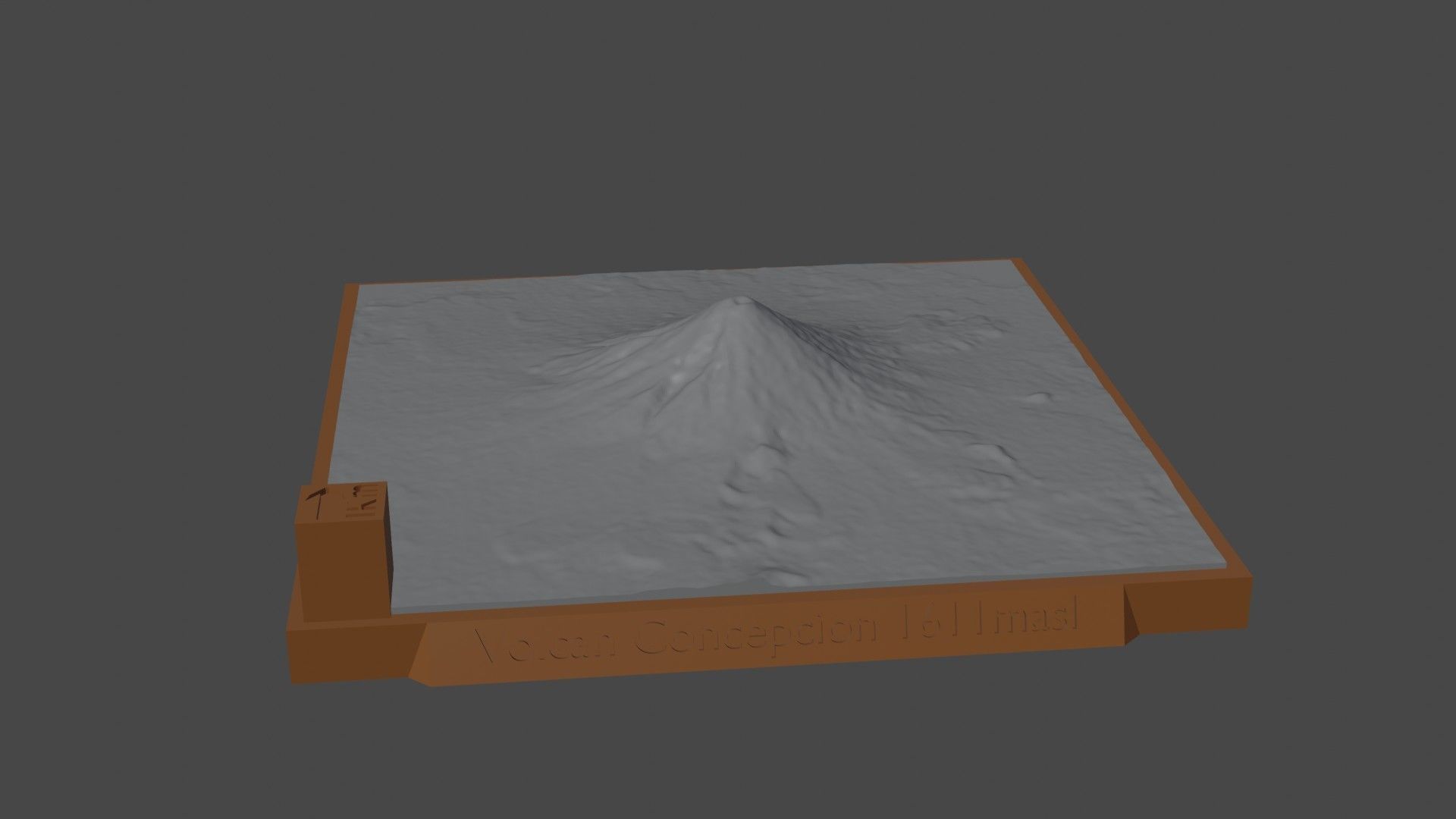 Volcan Concepcion 3D model 3D printable | CGTrader