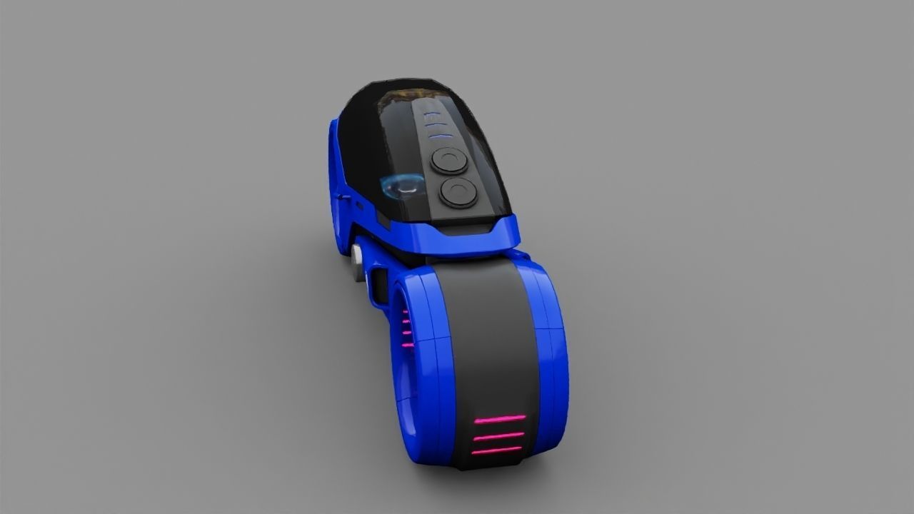 TRON BIKE SONIC rigged 3D model rigged | CGTrader