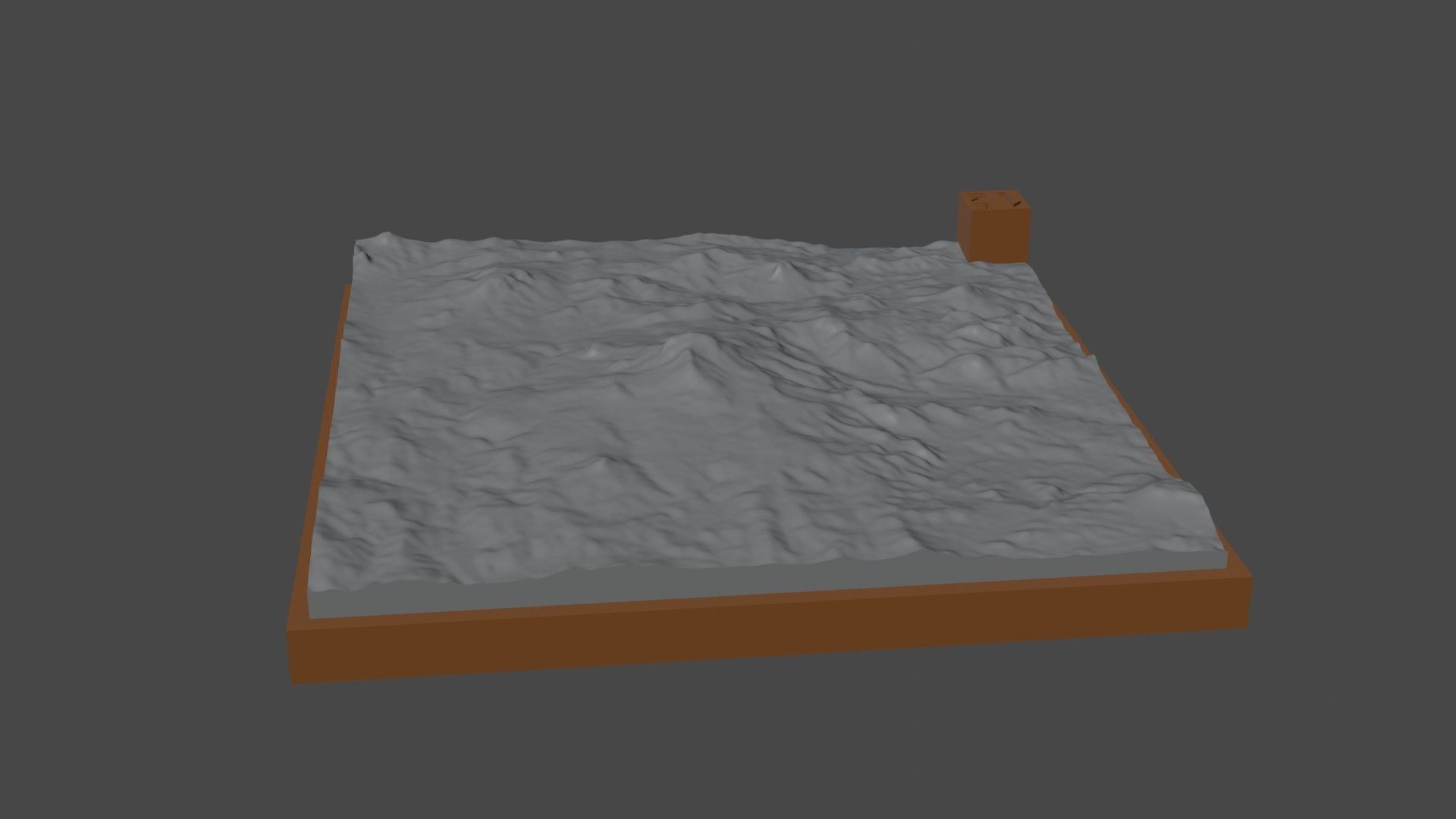 Tahat mountain 3D model 3D printable | CGTrader