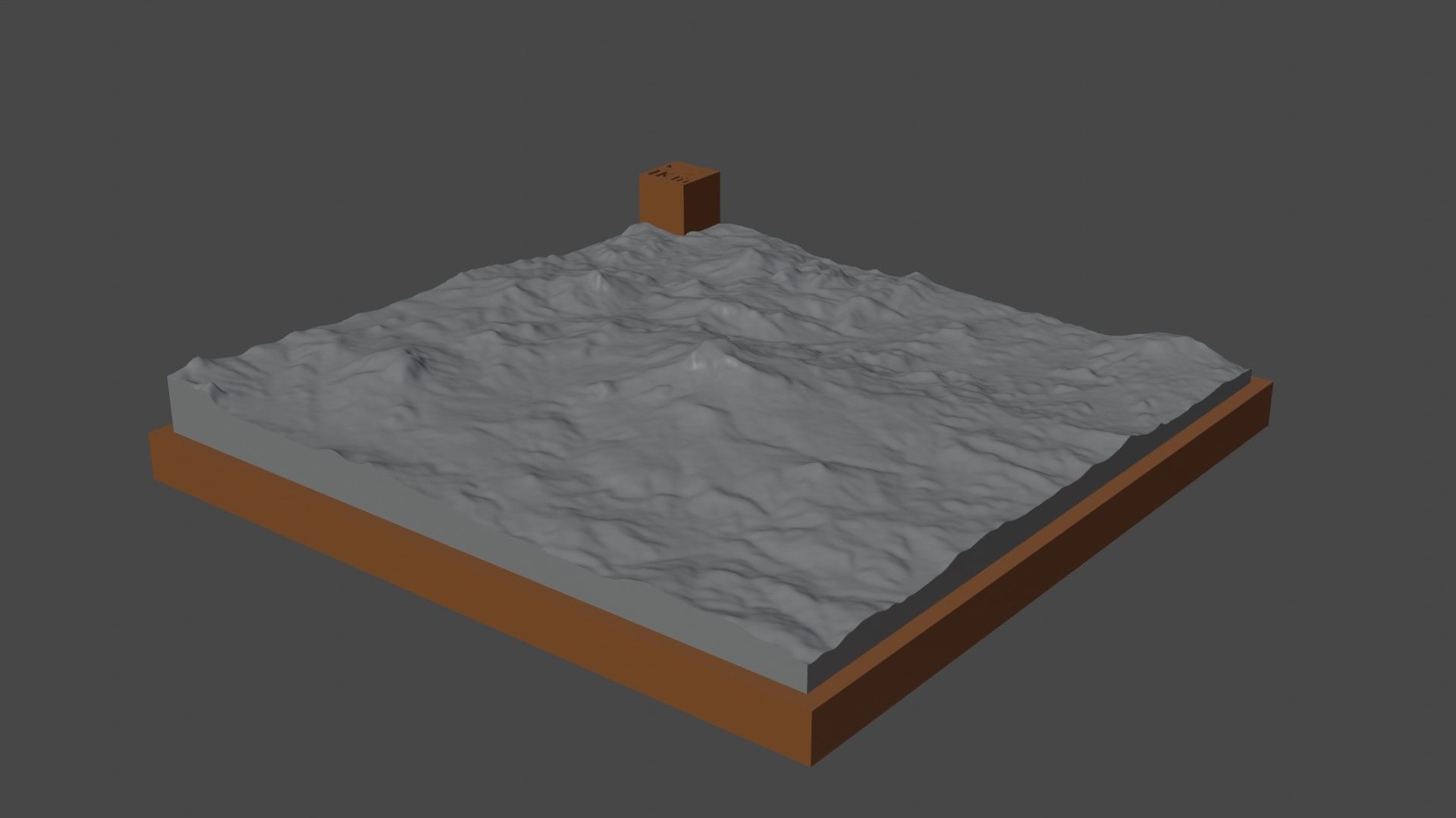 Tahat mountain 3D model 3D printable | CGTrader